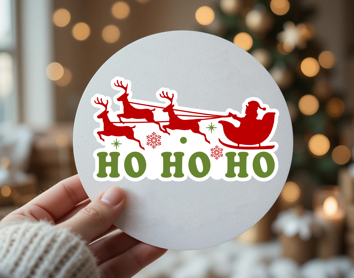 Christmas Stickers Design, SVG PNG Bundle by Hello Arts Studio 60 on ...