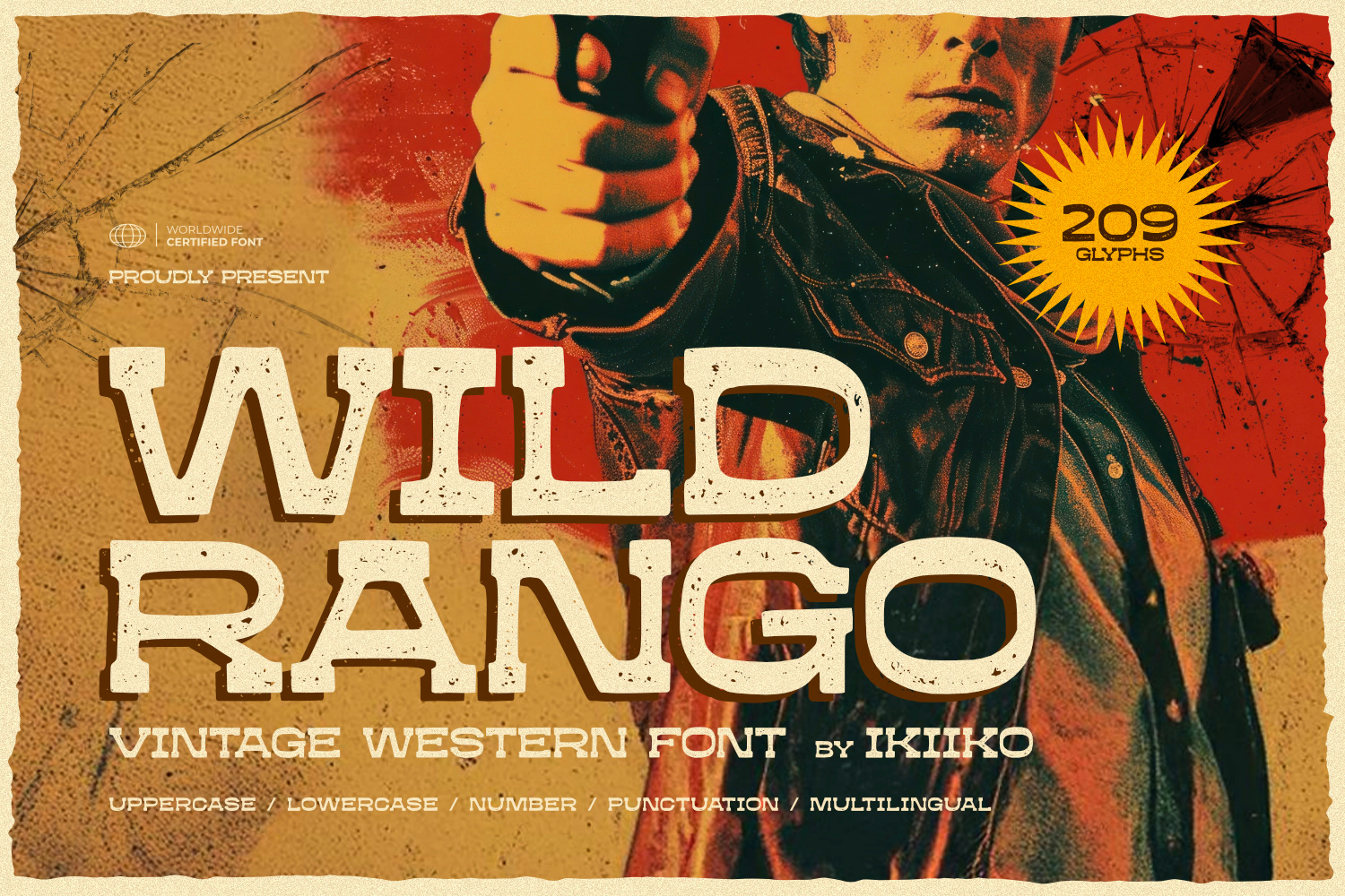Wild Rango - Vintage Western Font by Ikiiko Type on Dribbble