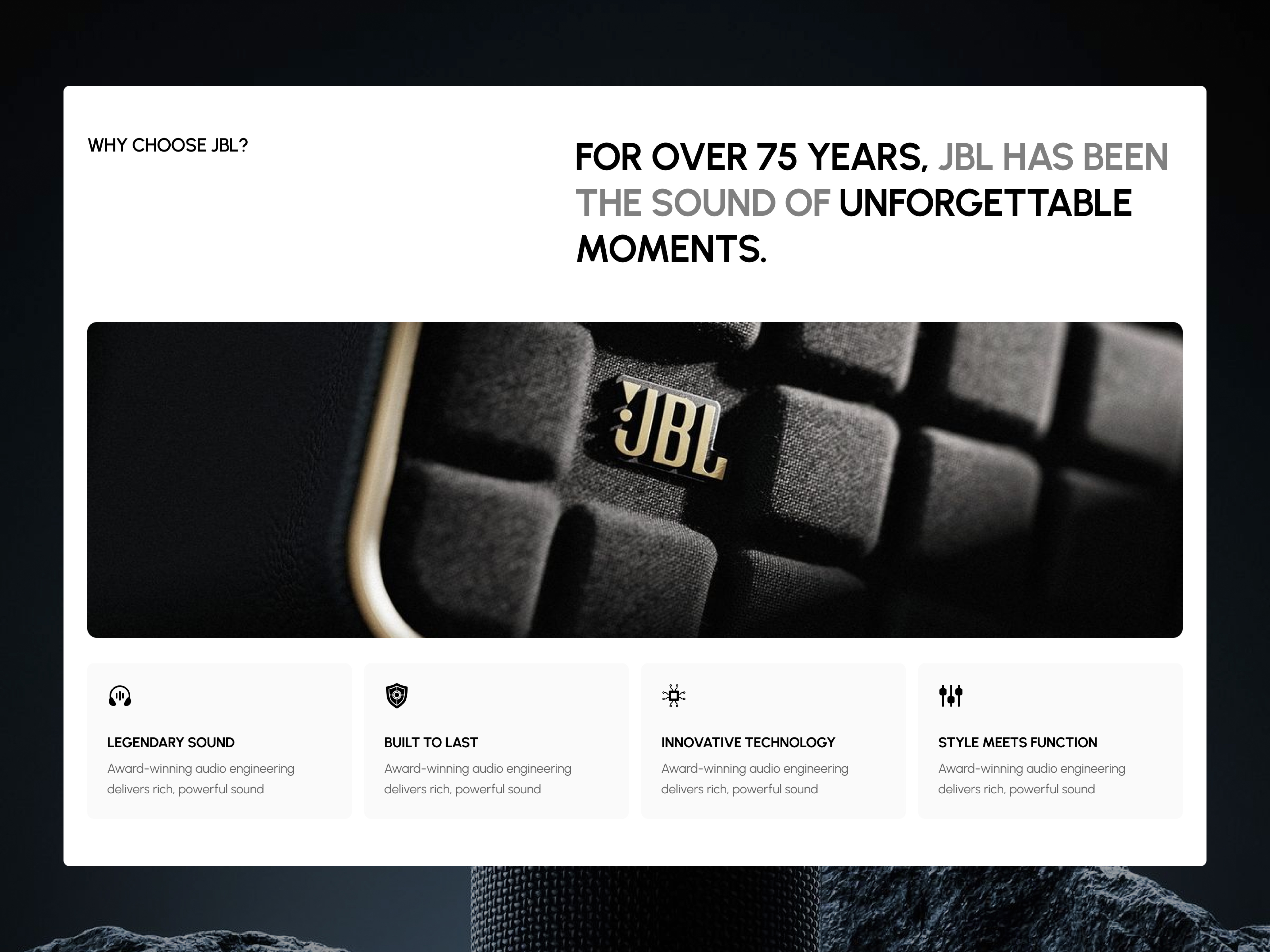 JBL Ecommerce - Website by Nabhan LD for Rukous. on Dribbble