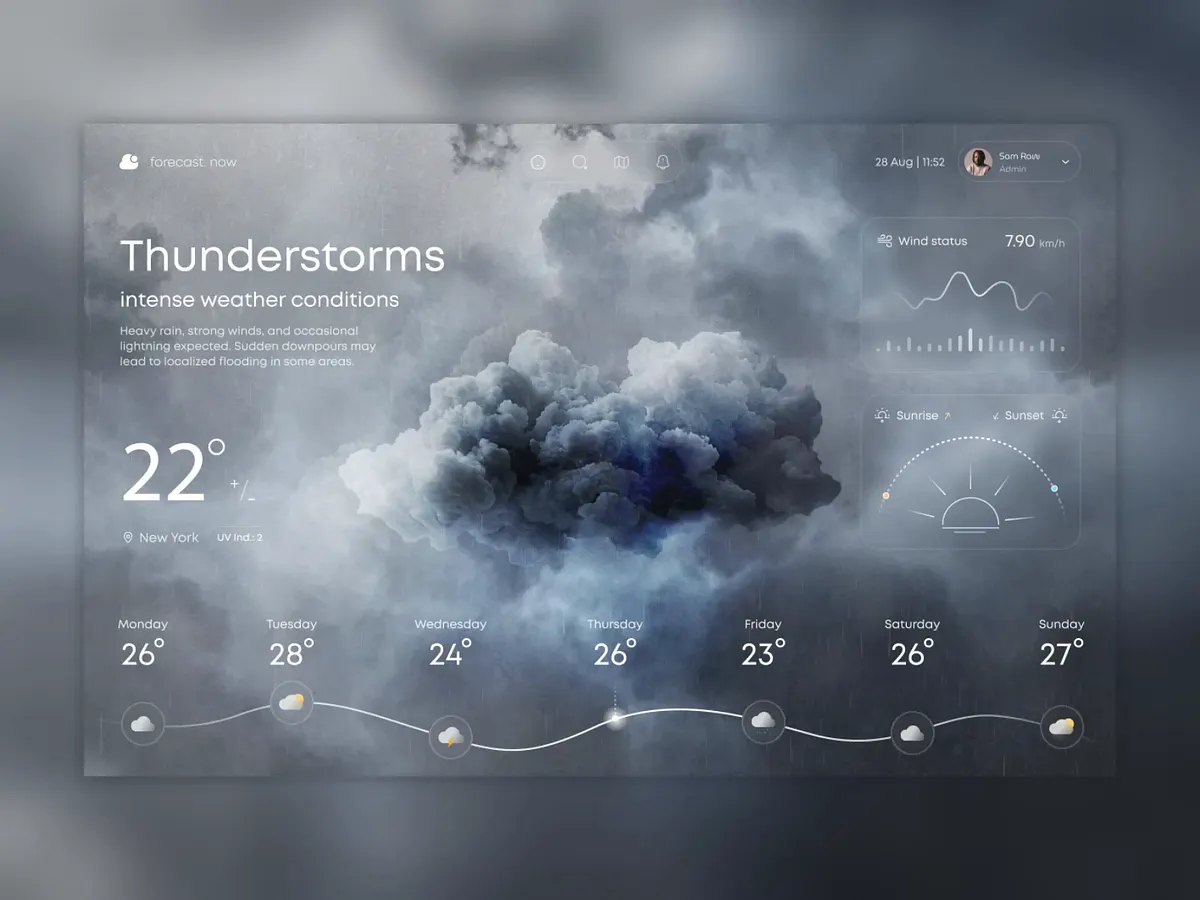 Browse thousands of Weather images for design inspiration | Dribbble