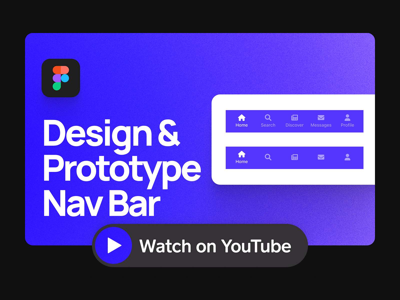 How to Design a Bottom Navigation Bar | YouTube Tutorial by Soren ...