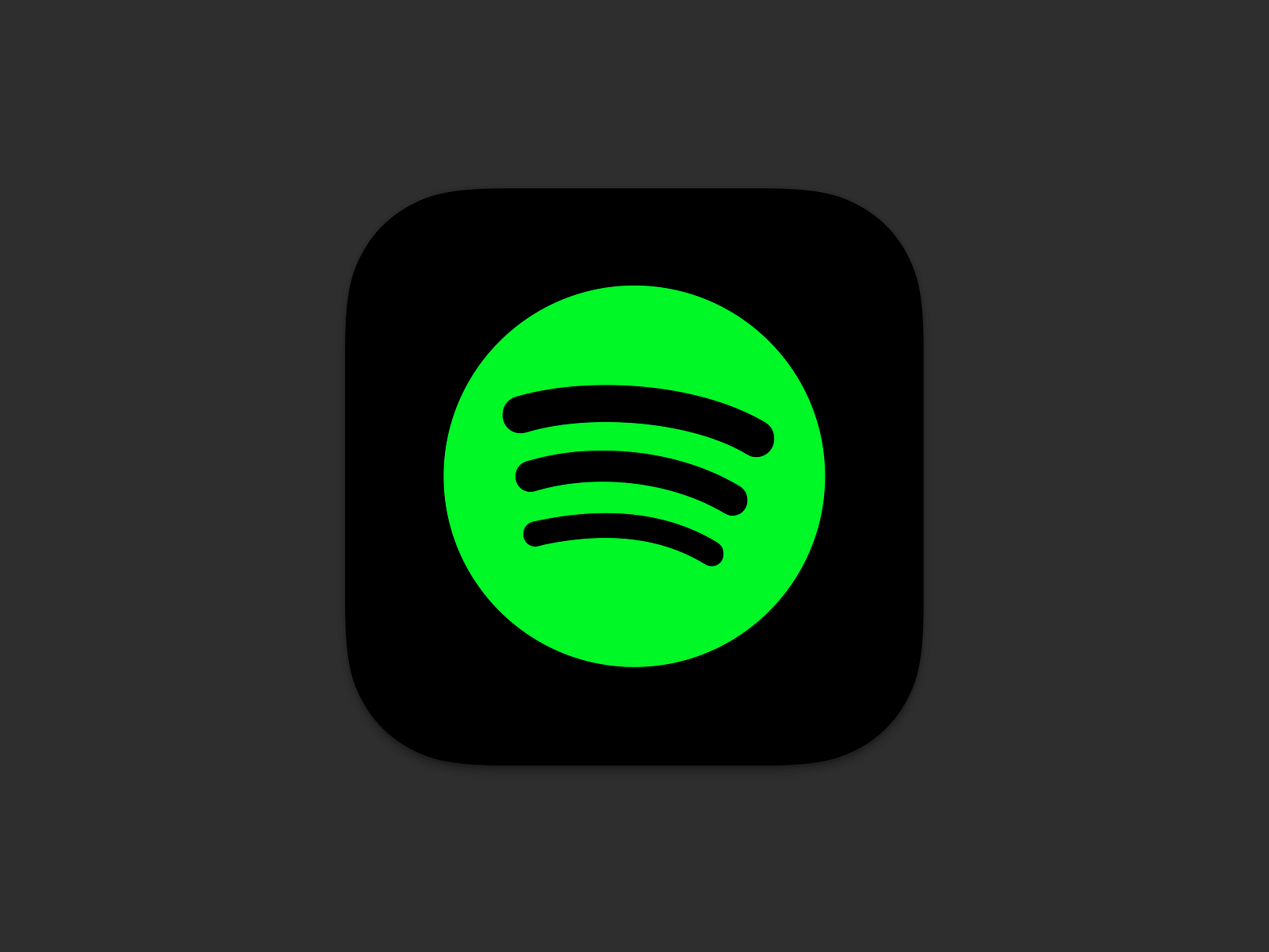 Spotify MacOS Replacement Icon by Corey Ginnivan on Dribbble