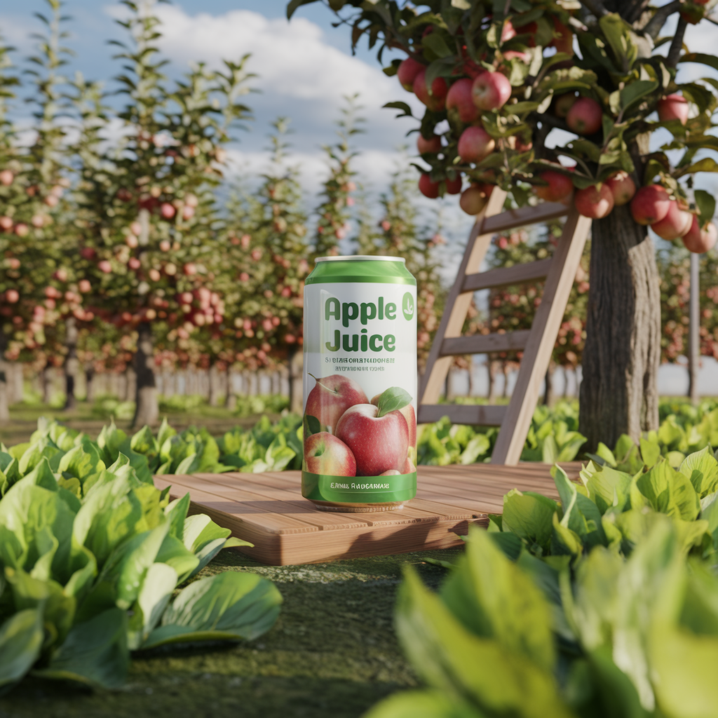 Apple Juice Can Packaging Design by Md. Atiqur Rahman on Dribbble