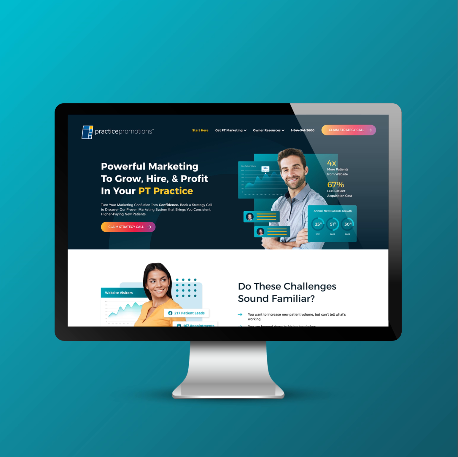 Medical Marketing Website Redesign by Mark Cupp on Dribbble