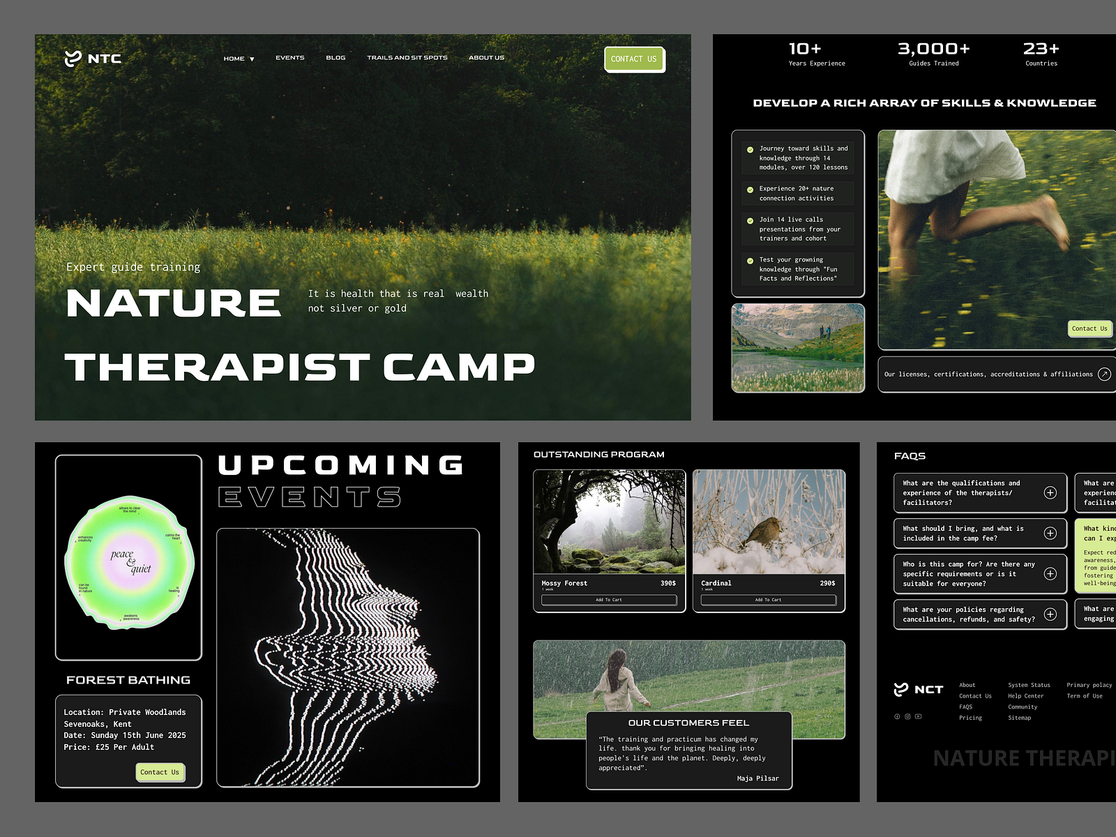 Health & Wellness Website | UI Website Design by Capi Product for Capi ...