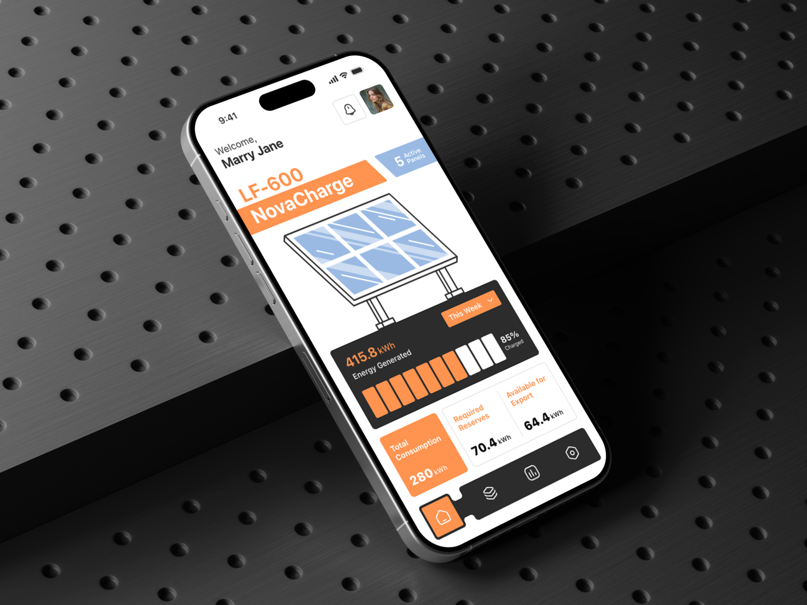 Real-Time Solar Insights: UI/UX for Energy Tracking by MQoS UI/UX for ...
