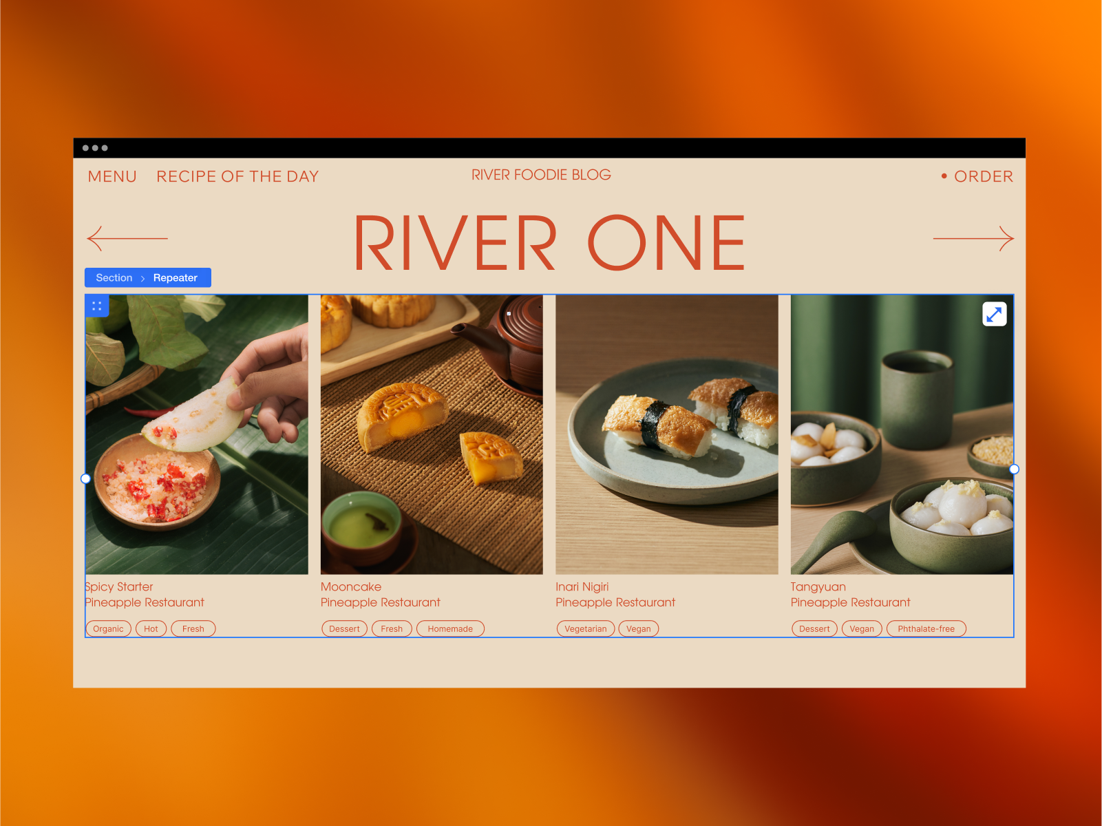 Using Repeaters by Wix Studio on Dribbble