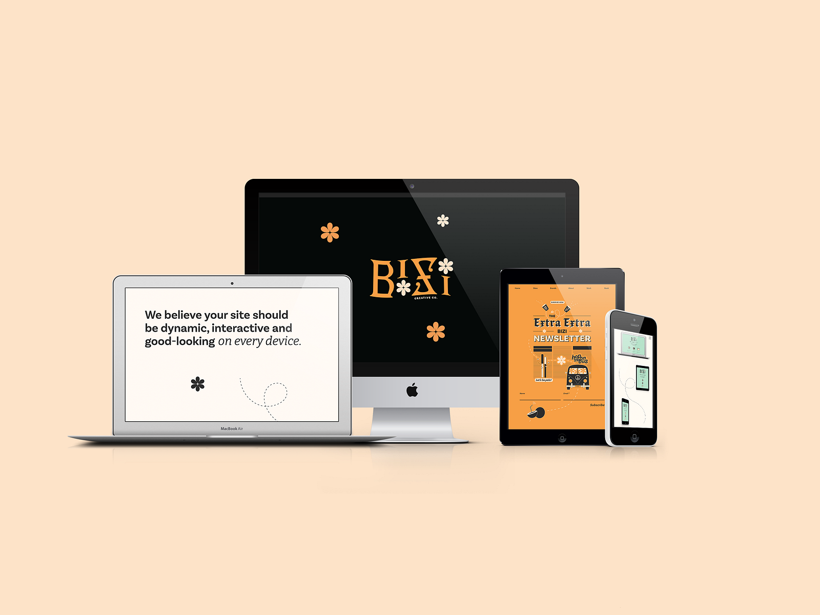 Bizi Creative Website & Visual Identity by Bizi Creative on Dribbble