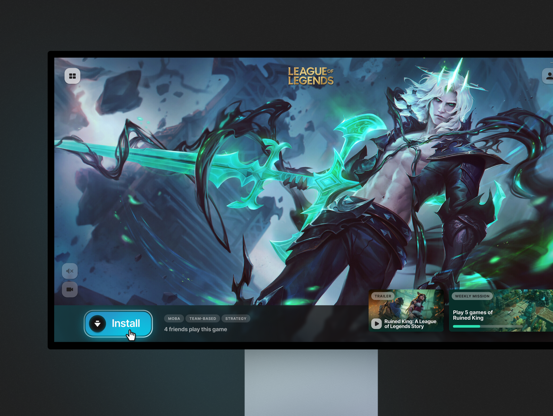 Riot Games Platform UI by Robert Ignasiak on Dribbble