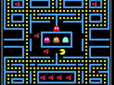 Game UI - Pacman by drvkaaa.design on Dribbble