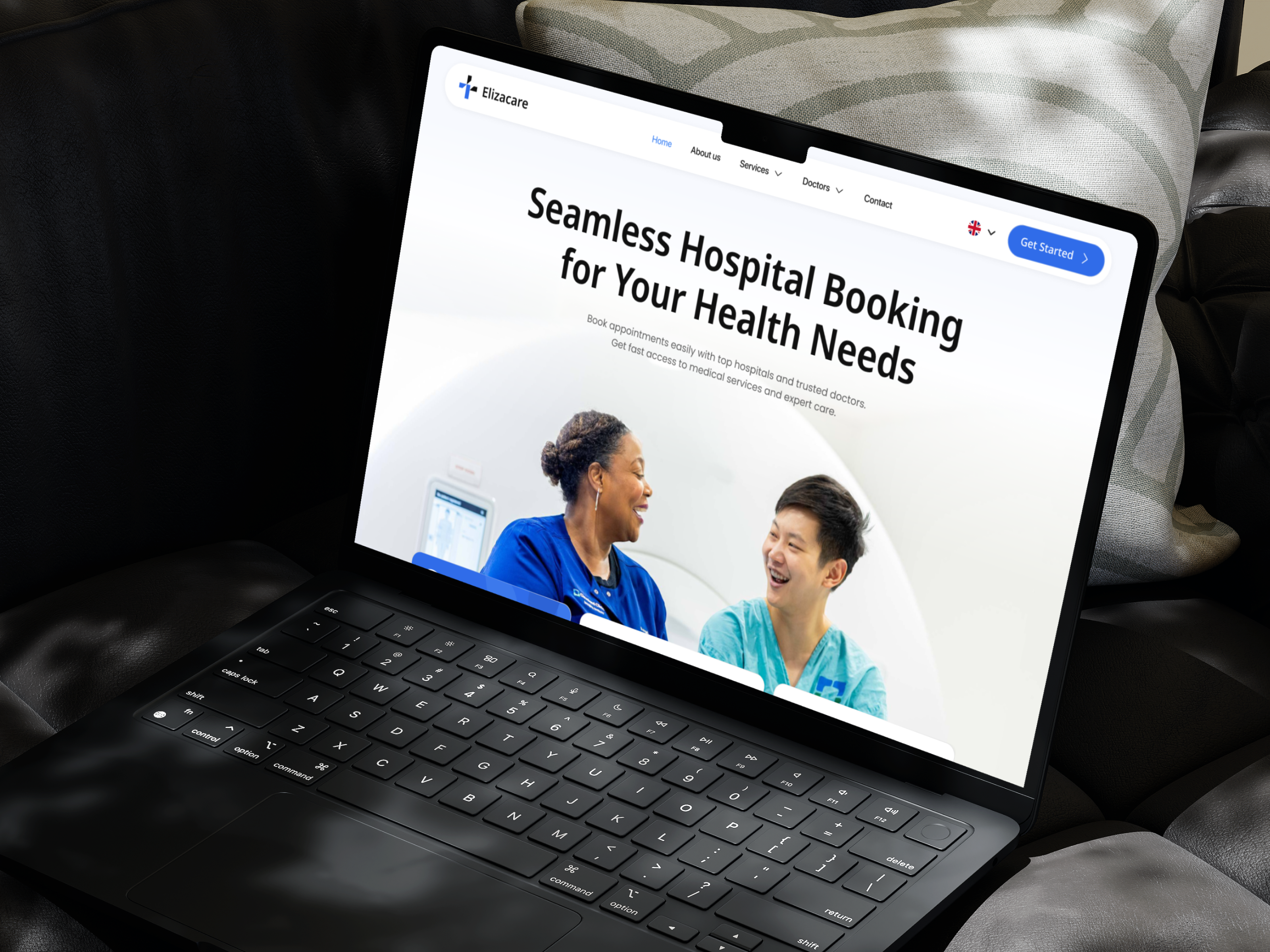 ElizaCare - Hospital Booking Landing Page by Elux UI/UX for Elux Space ...