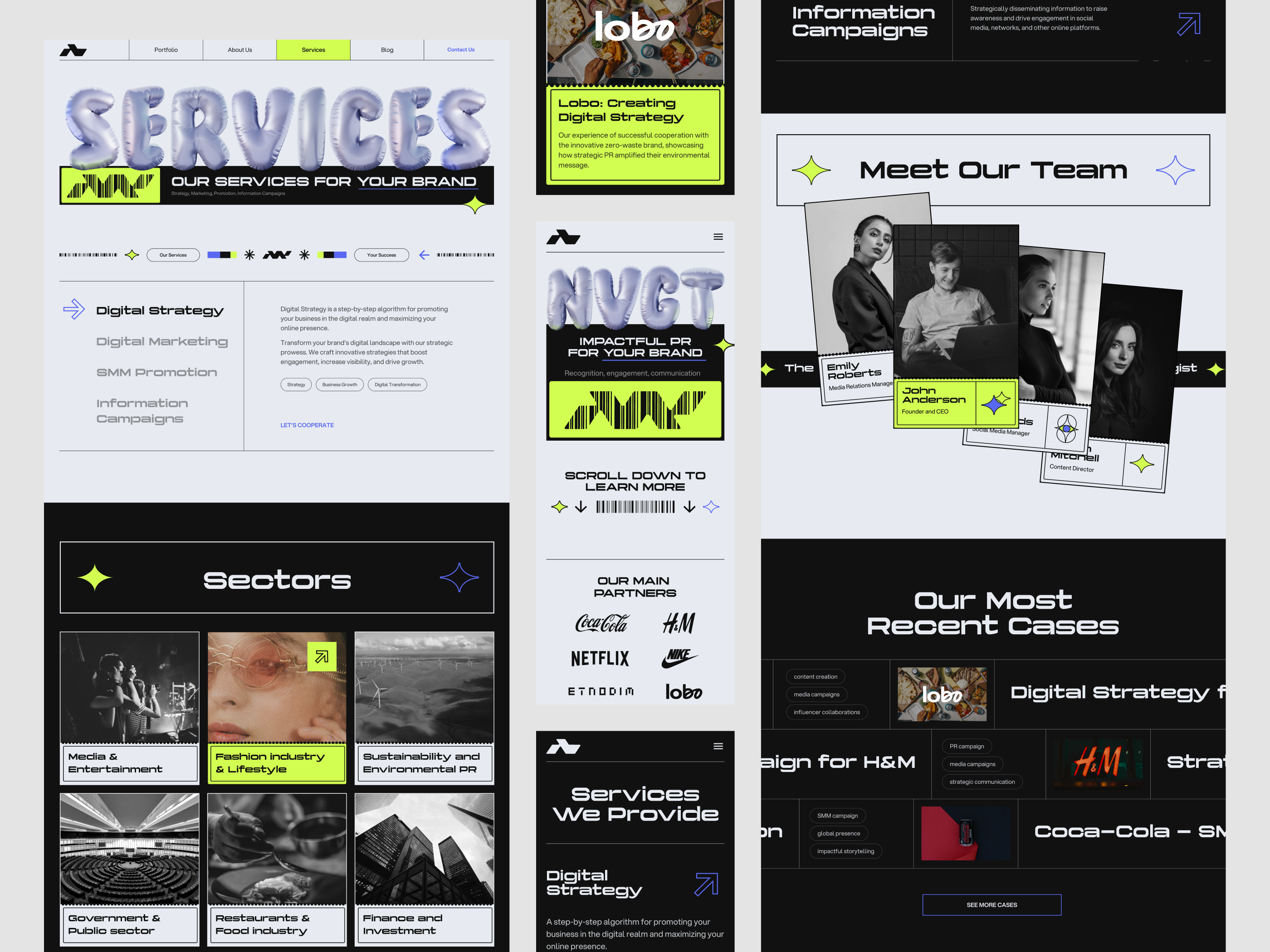 Corporate Website for PR Agency by Deka Agency 🇺🇦 on Dribbble