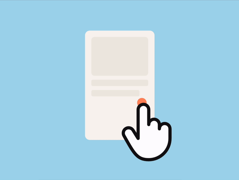 Swipe animation by Di Sang on Dribbble