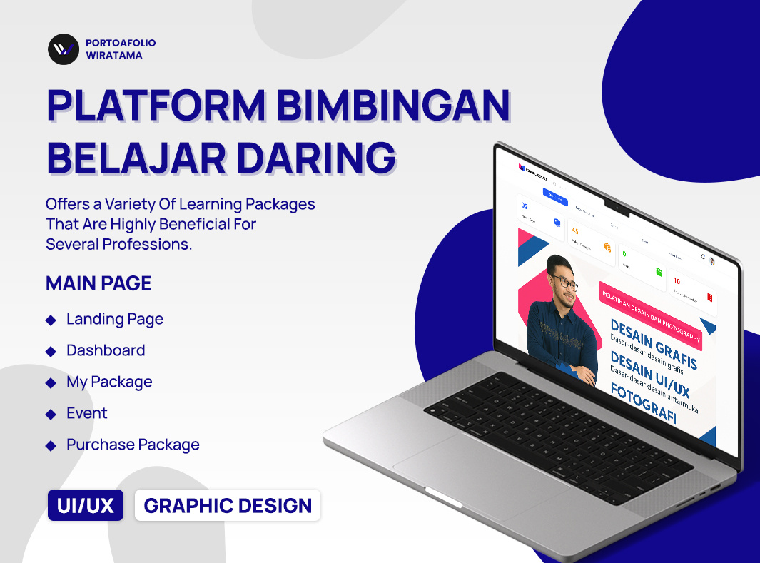 Design UI/UX Website Platform Bimbel Online 🌟🌟 by Wiratama Design on ...