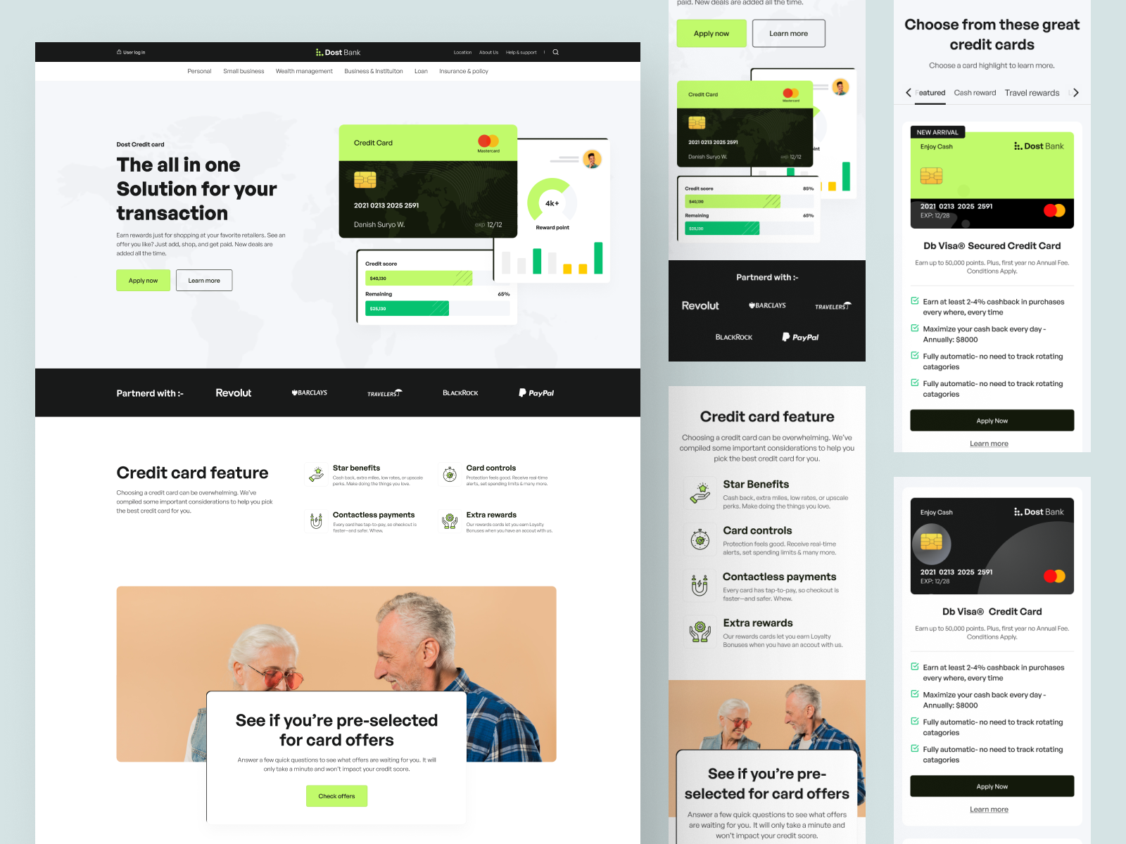 Dost Bank - Card Details Page by Shakibul Islam for Maqaw Design Agency ...