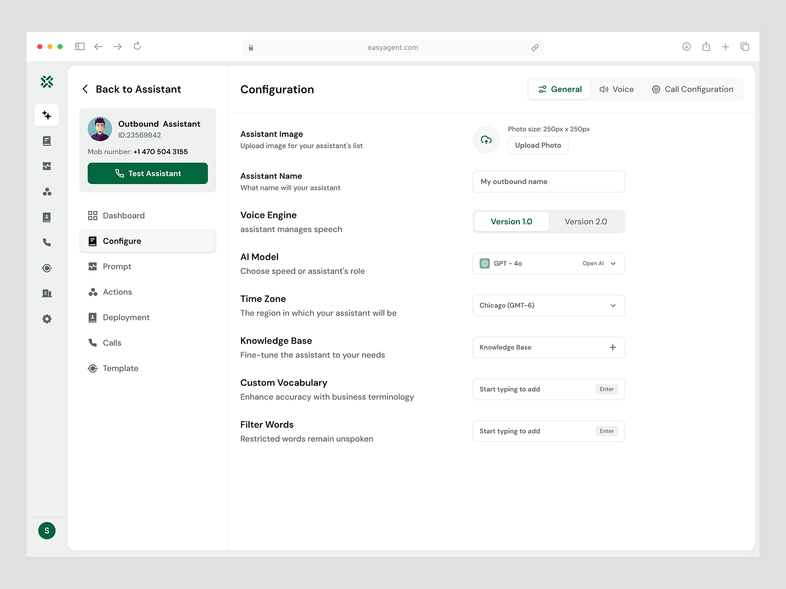 Quickai Ai Agent Configuration Panel By Shahid Miah Ui Ux Designer For Wavespace Uiux