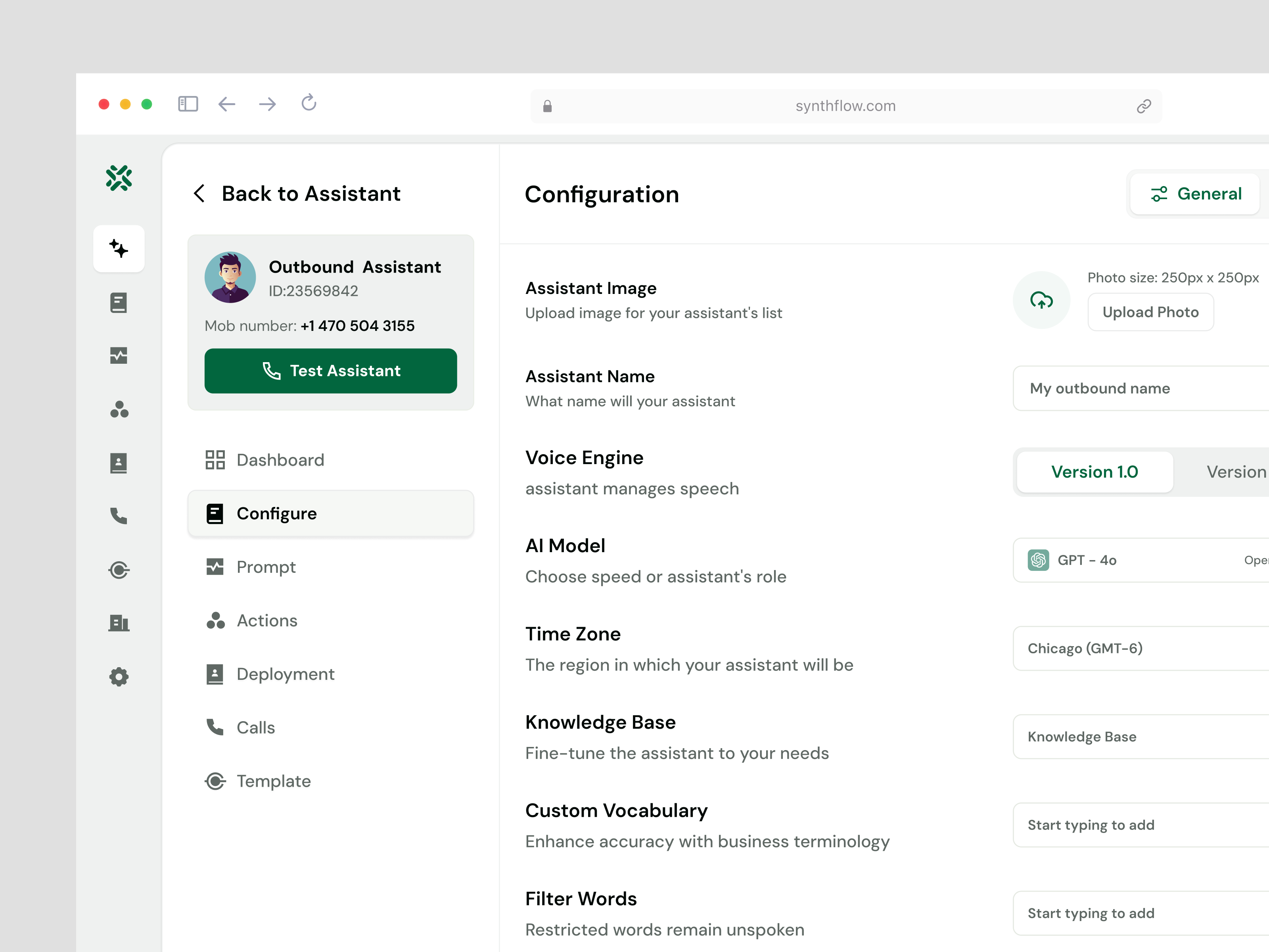 QuickAI - AI Agent Configuration Panel by Shahid Miah UI UX Designer ...