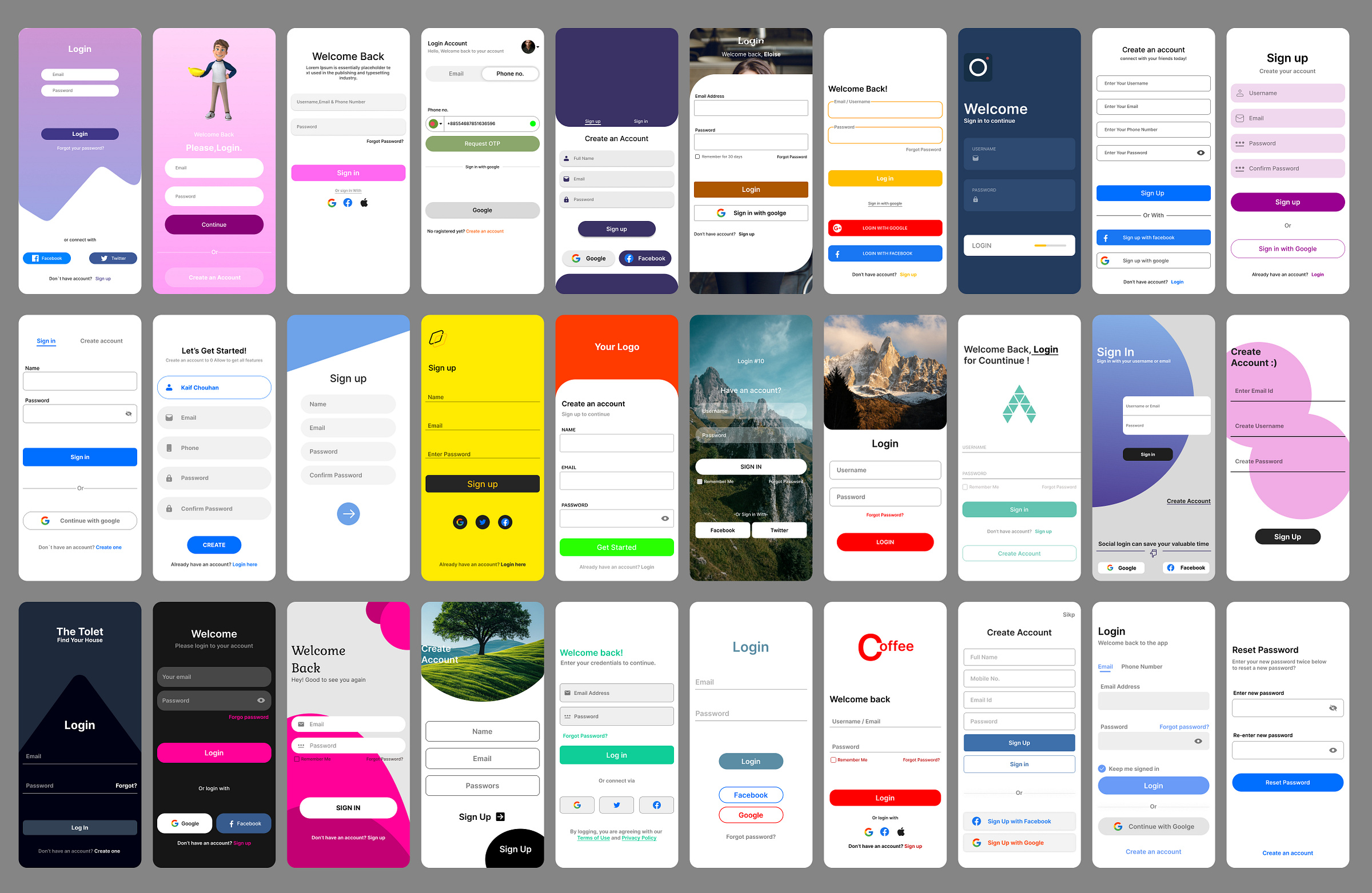 AuthFlow – Clean Login Page UI Design by Muhamed kaif chouhan on Dribbble