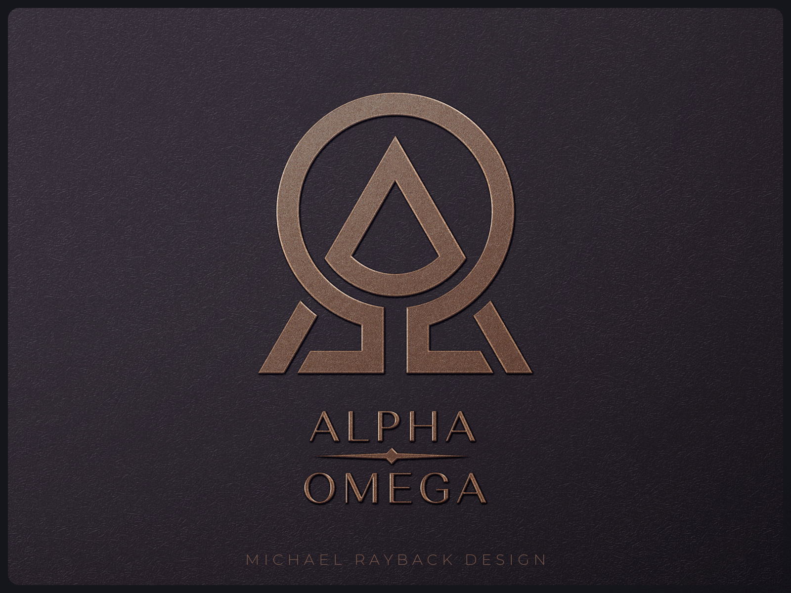 Alpha & Omega Logo Design by Michael Rayback🇺🇦 on Dribbble