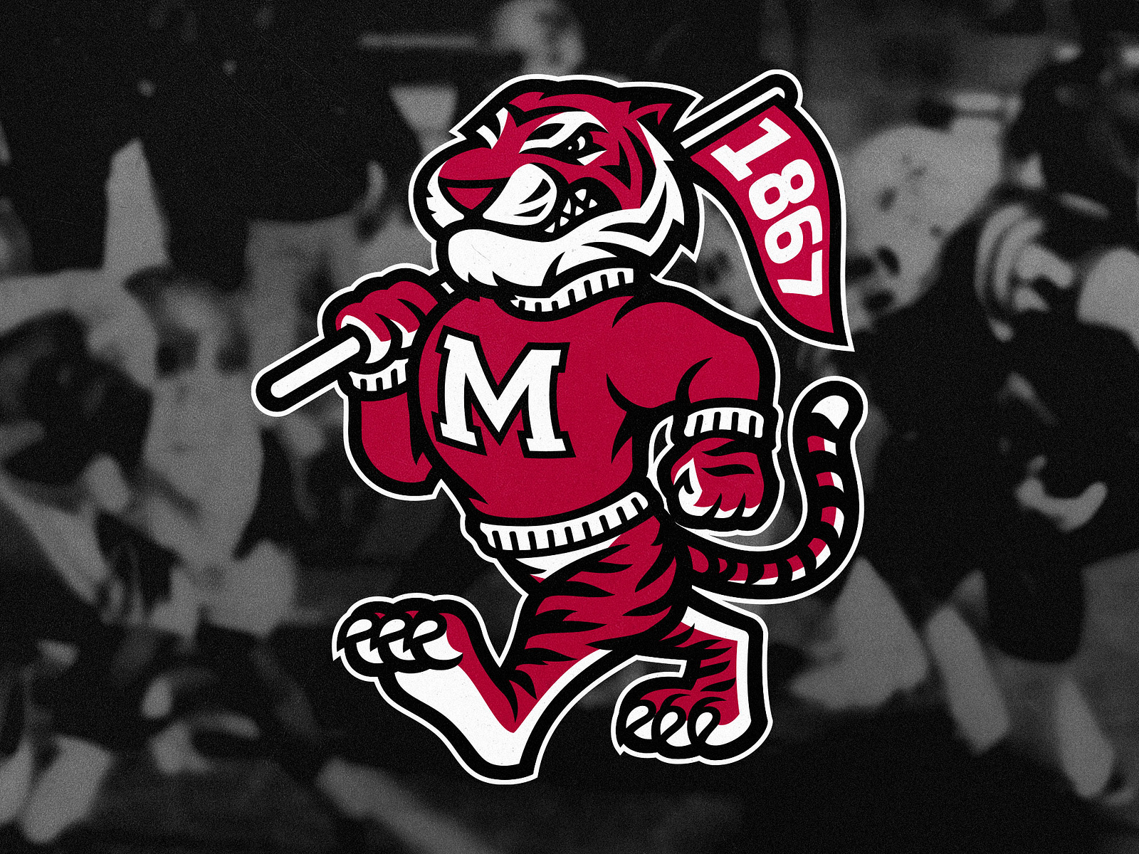 Morehouse Tigers Mascot Design | Sports Logo by Derrick Stratton on Dribbble