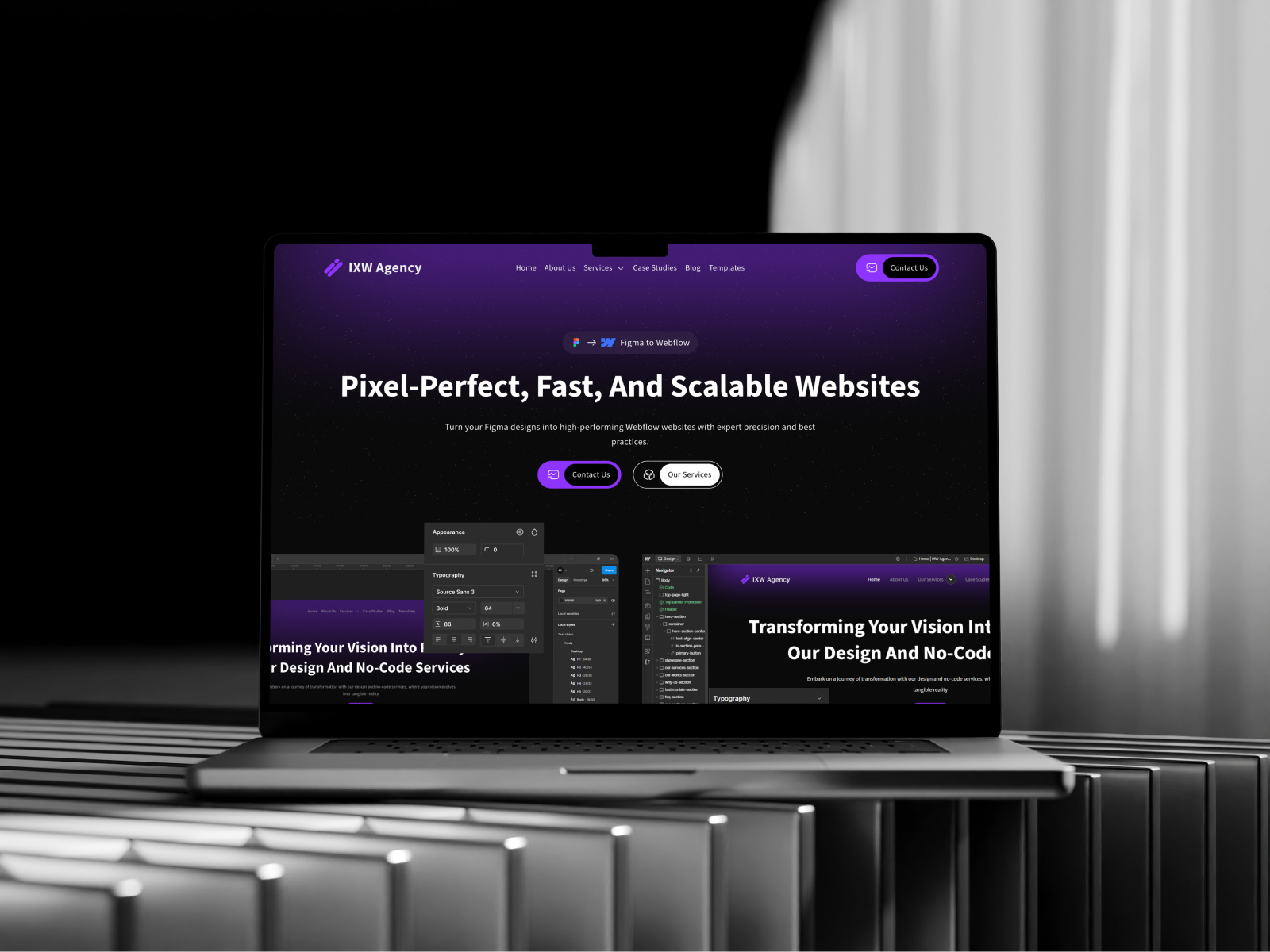 Landing Page Design - Figma to Webflow services by Amir Baghestani on ...