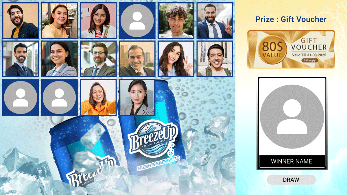 Image Lucky Draw System by Vouchermatic by Vouchermatic on Dribbble