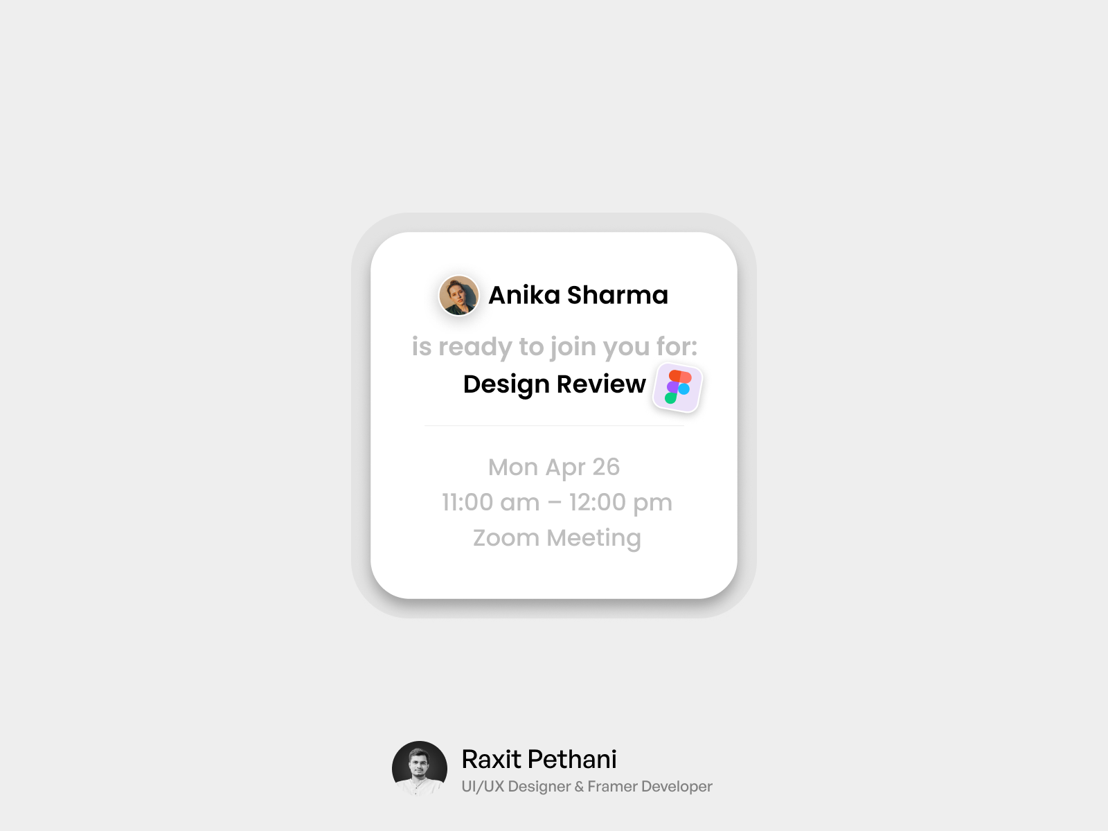 Minimal & Modern Card UI Concepts 2.0 by RAXIT PETHANI on Dribbble