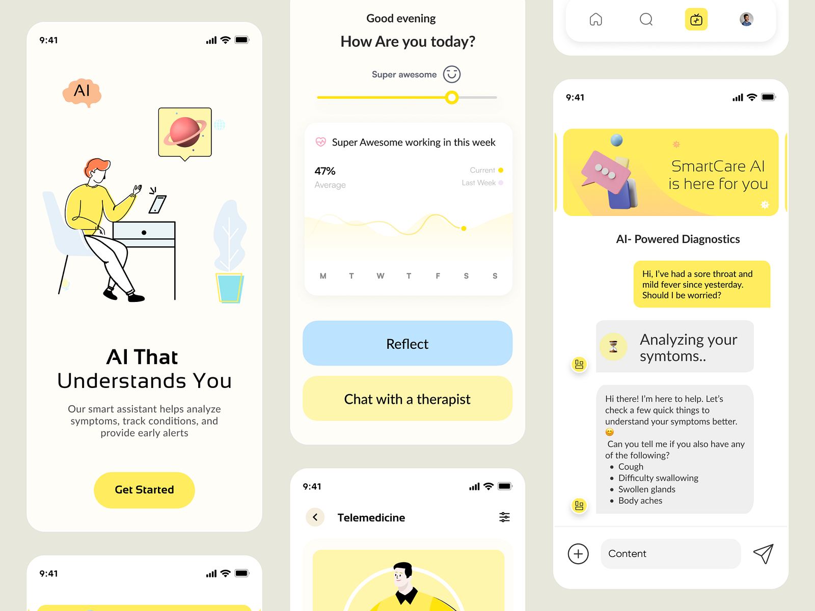 SmartCare – AI Powered Health Companion by MD Deluwar Hussen on Dribbble