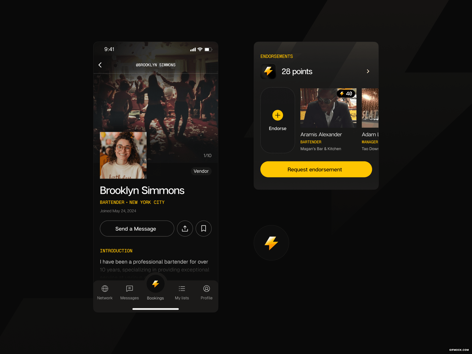 NR mobile app explorations by Luke Krzeminski for widelab on Dribbble