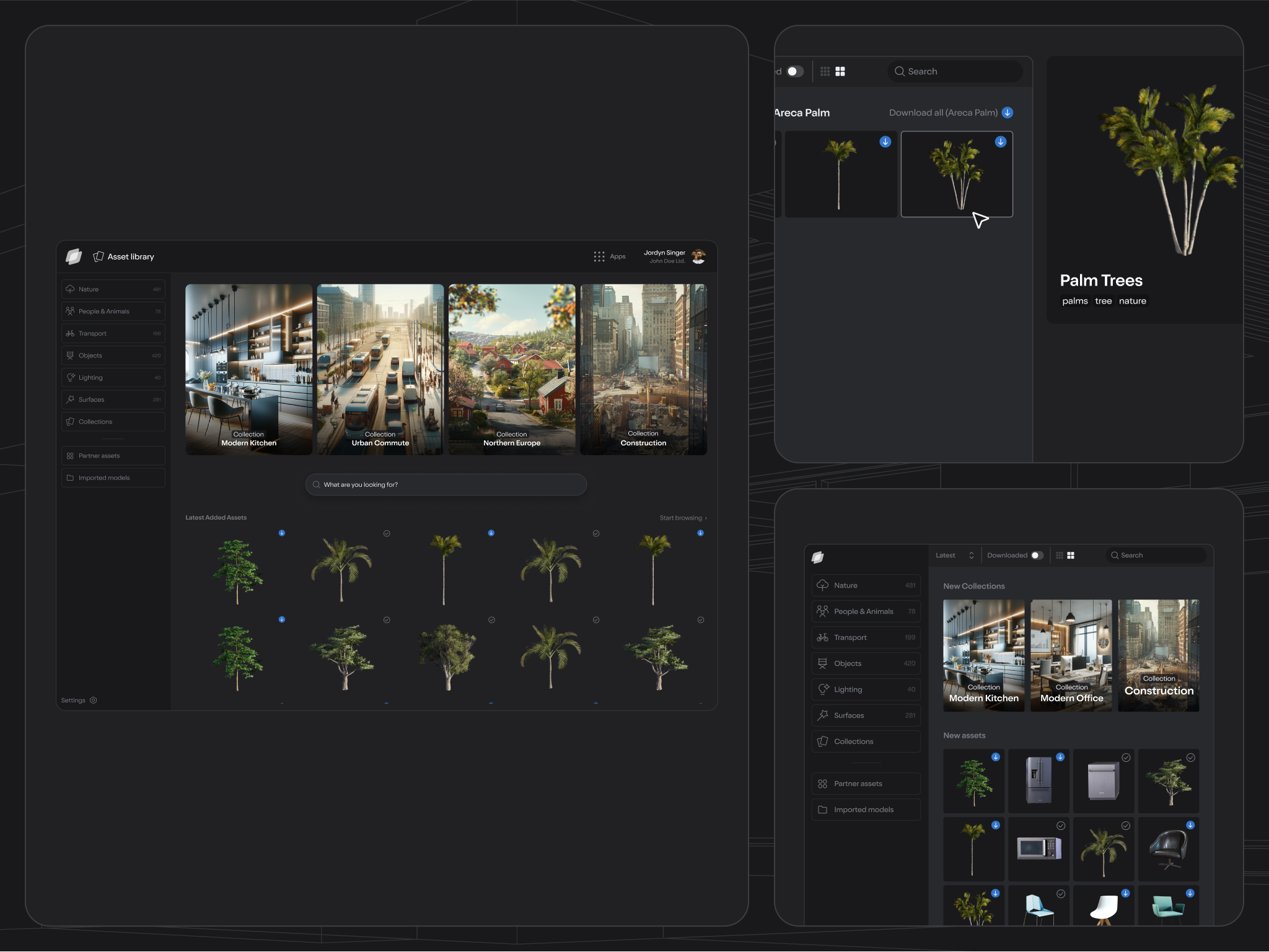 Architecture 3D Assets by Lucas Holm for New Arc on Dribbble