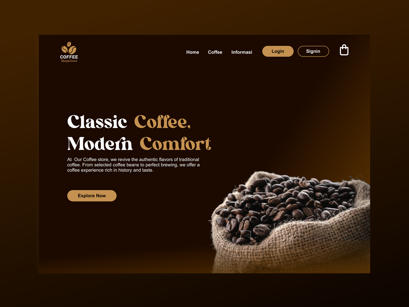 Coffee Shop Website Design by ZalviDesign on Dribbble