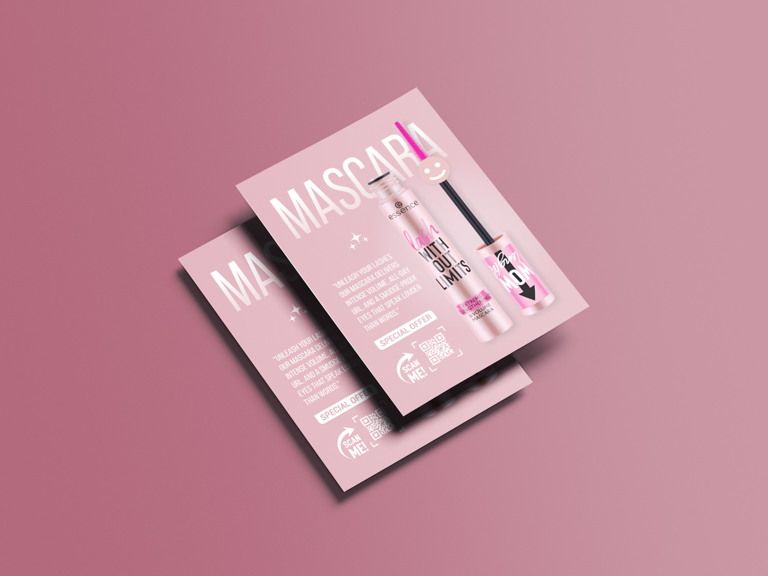 Product Poster | Makeup Poster | Mascara Poster by Bristy Sultana on ...