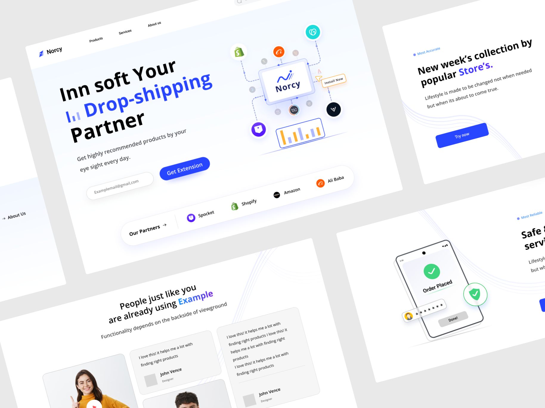 E-Commerce Website ui ux design page by Mansoor Gull ⚚ on Dribbble