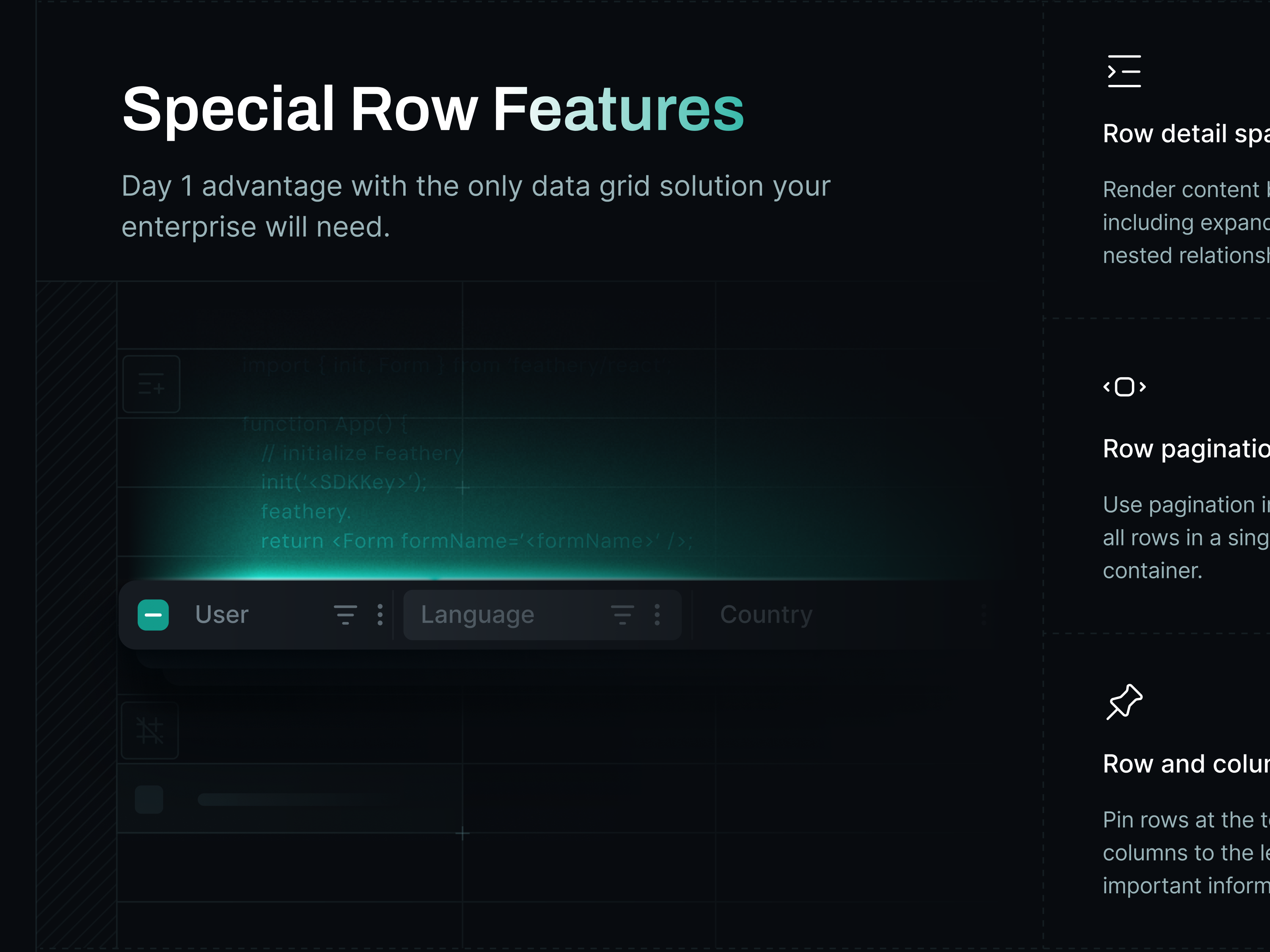 Landing page features list - bento grid by Virgil Pana on Dribbble