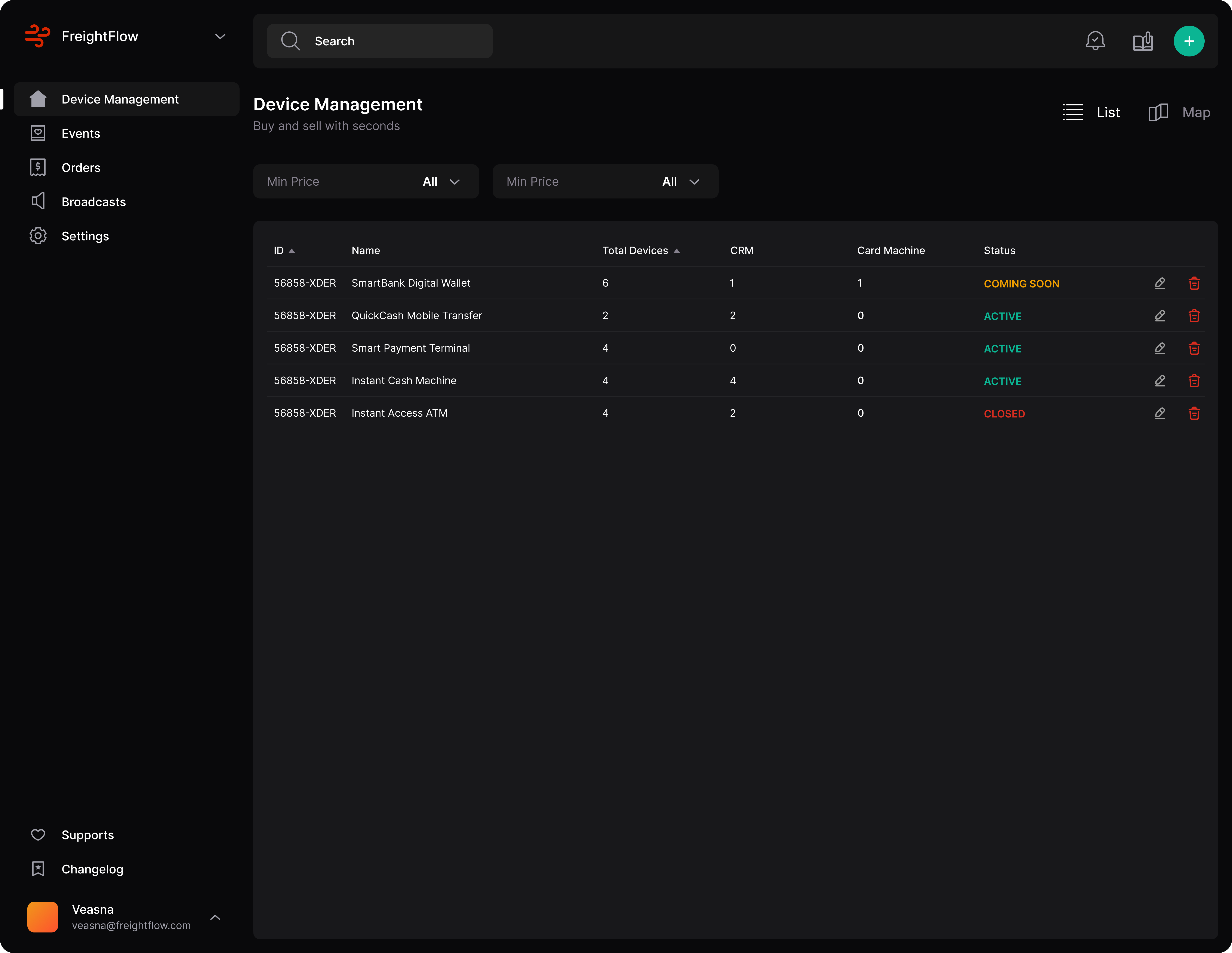 A sleek and intuitive UI design for a modern Device Management by ...