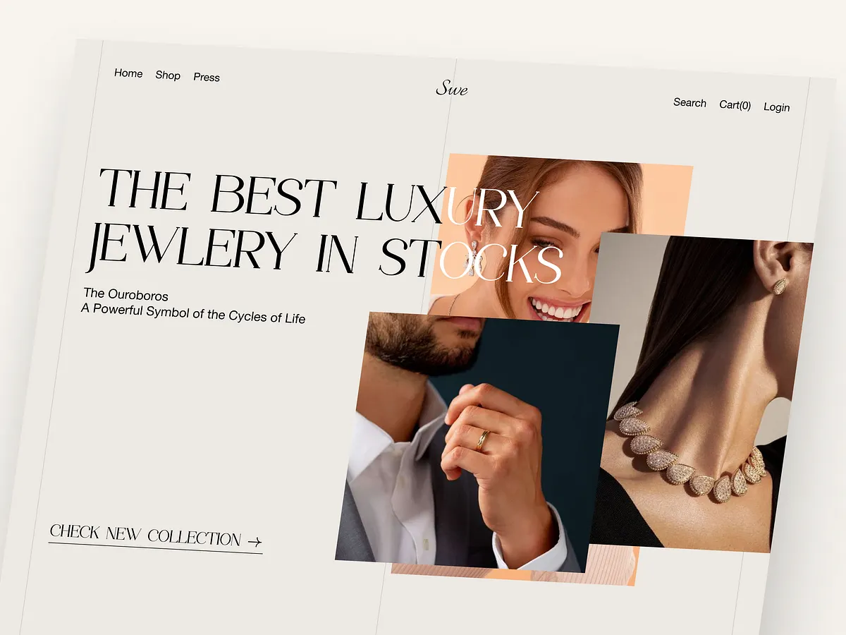 Browse thousands of Jewelry Landing Page images for design inspiration ...