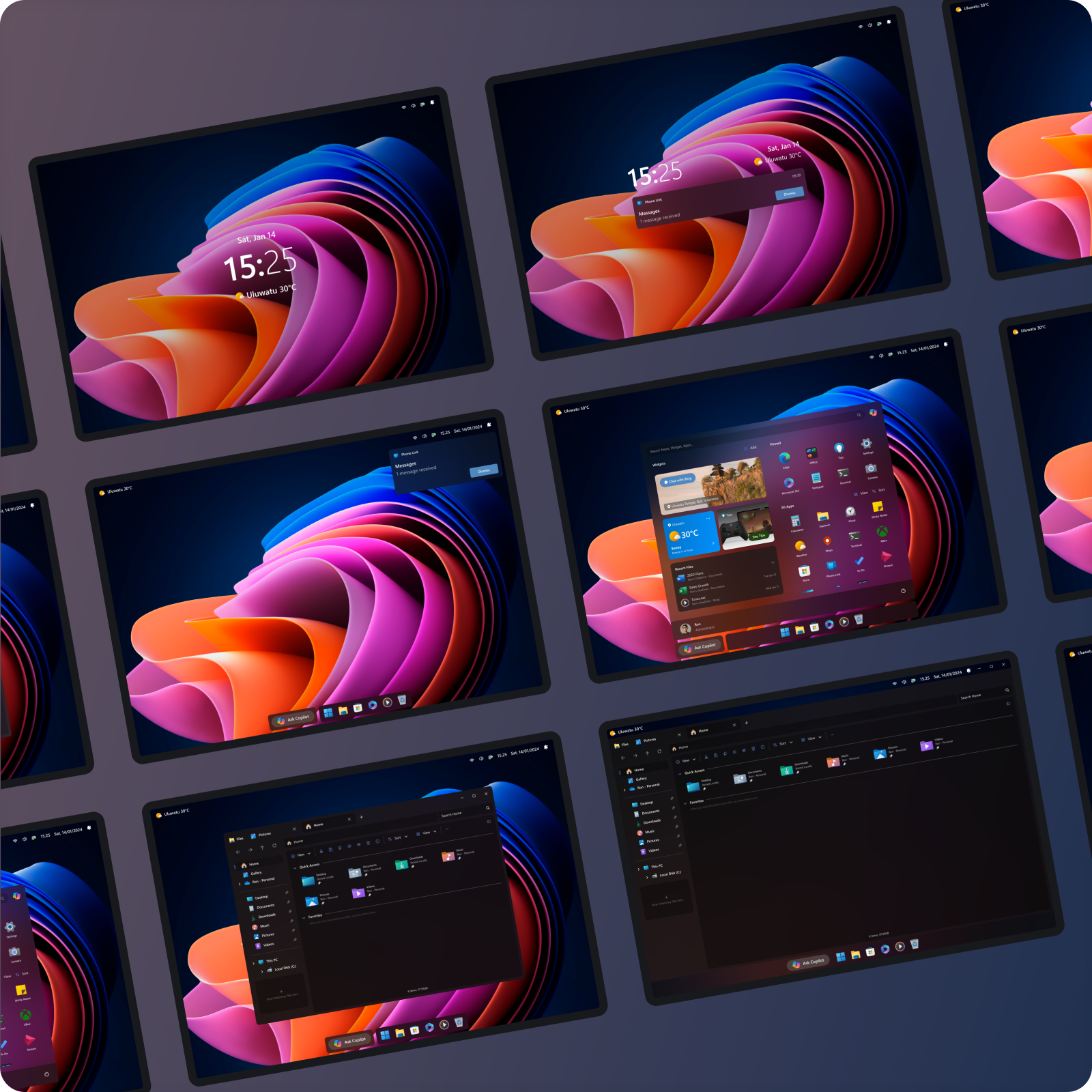 Windows 12 UI/UX Design Concept by Ron Anfasa on Dribbble