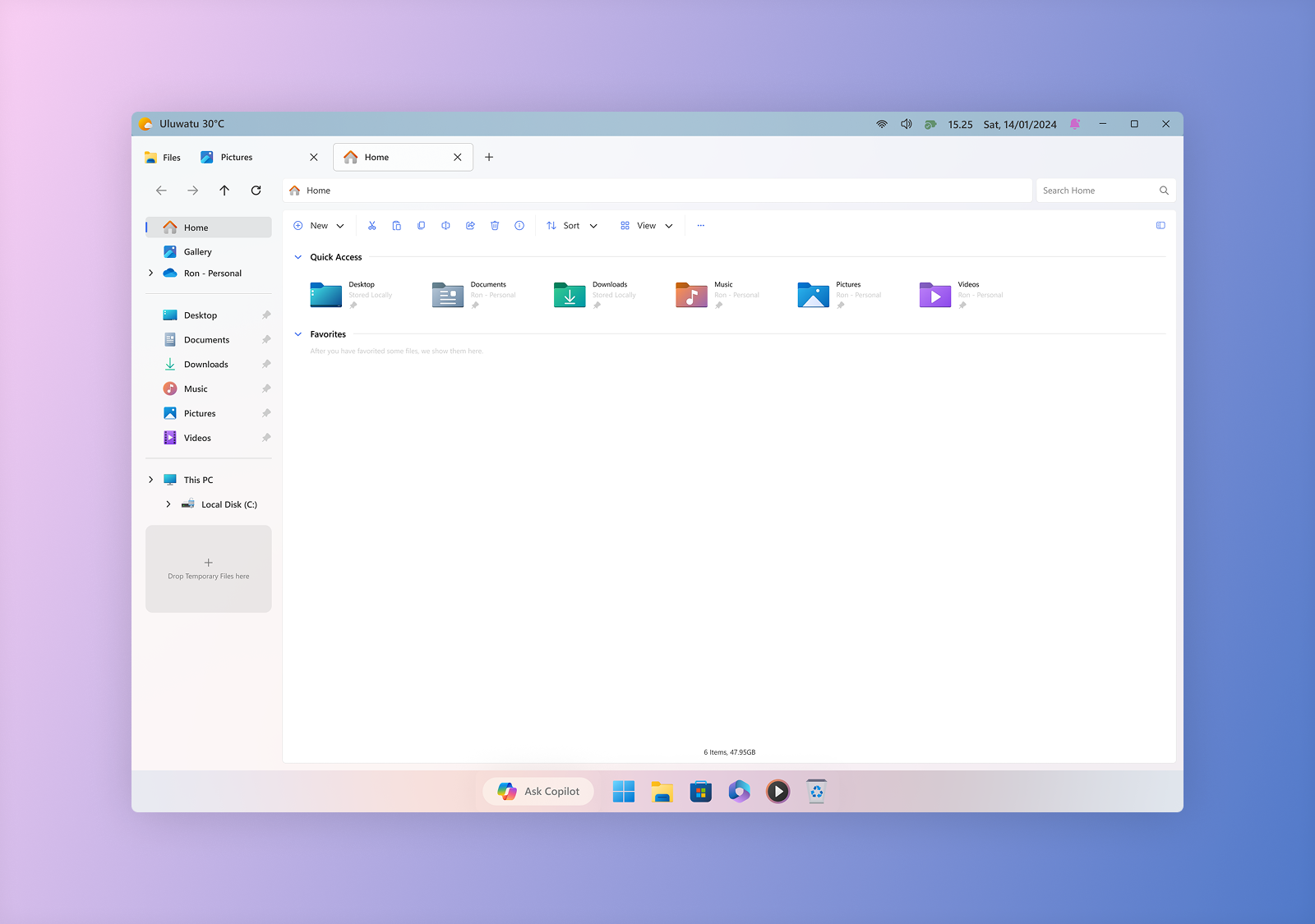 Windows 12 UI/UX Design Concept by Ron Anfasa on Dribbble
