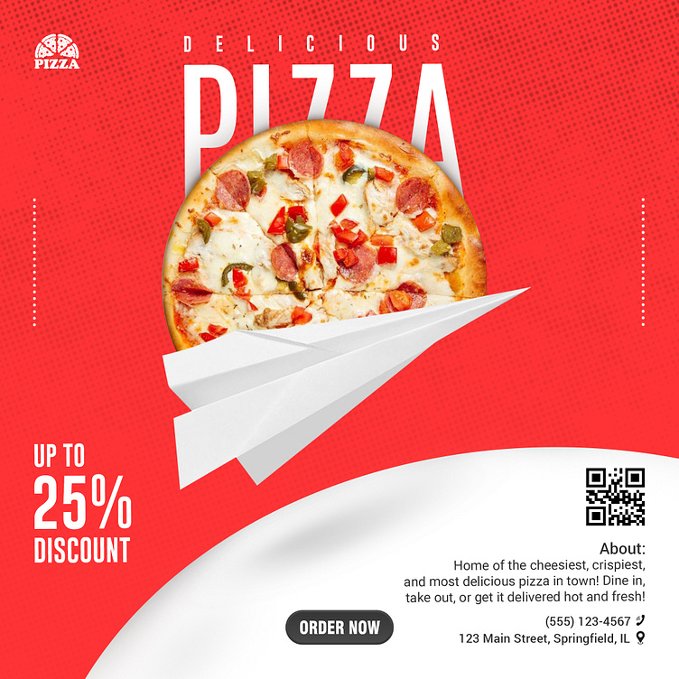 Modern Pizza Ad Design for Social Media marketing. by Toslim uddin on ...