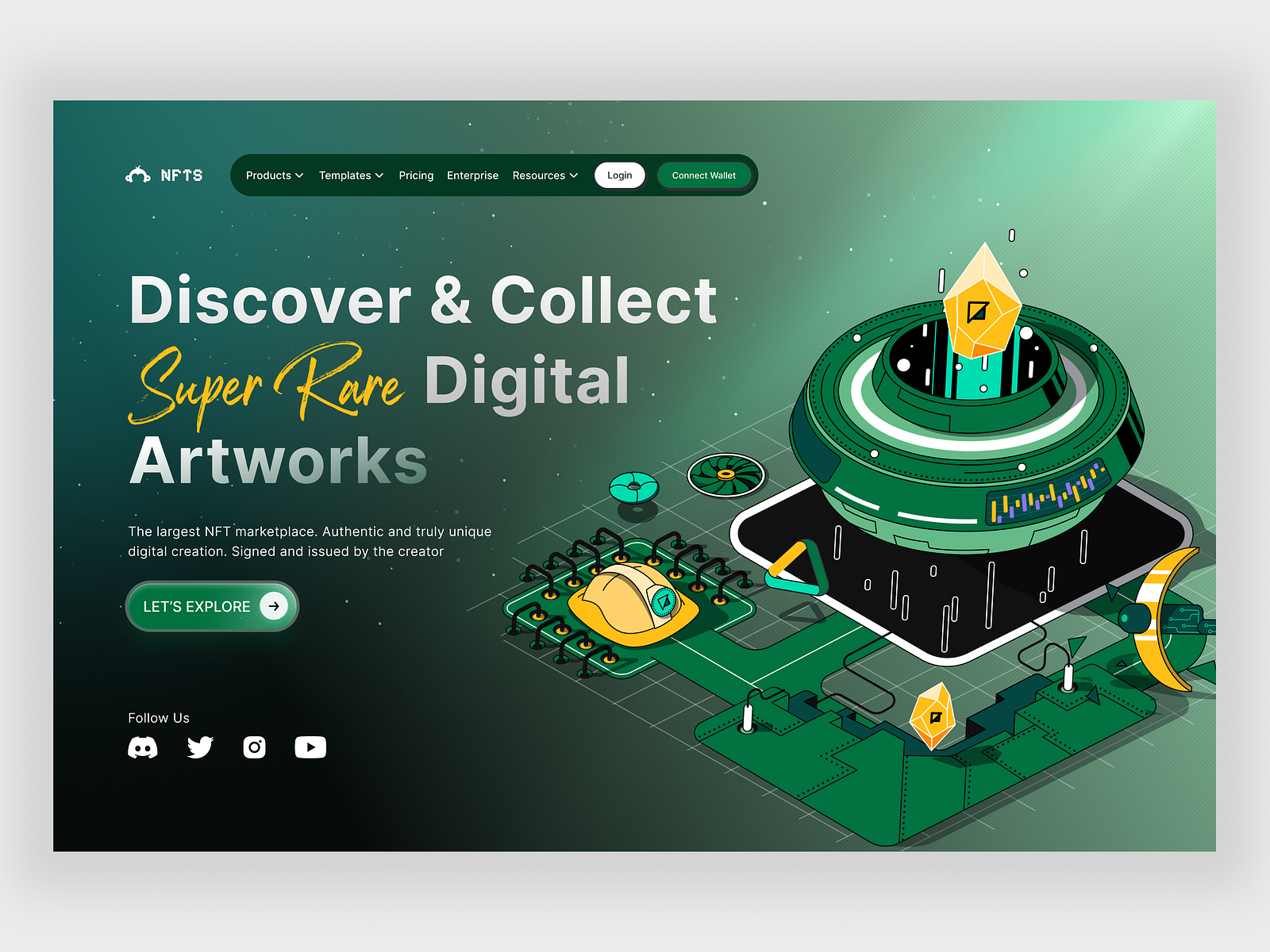 NFTs— UI/UX Design for a Next-Gen Digital Collectibles Pla by Arman Meymandi on Dribbble