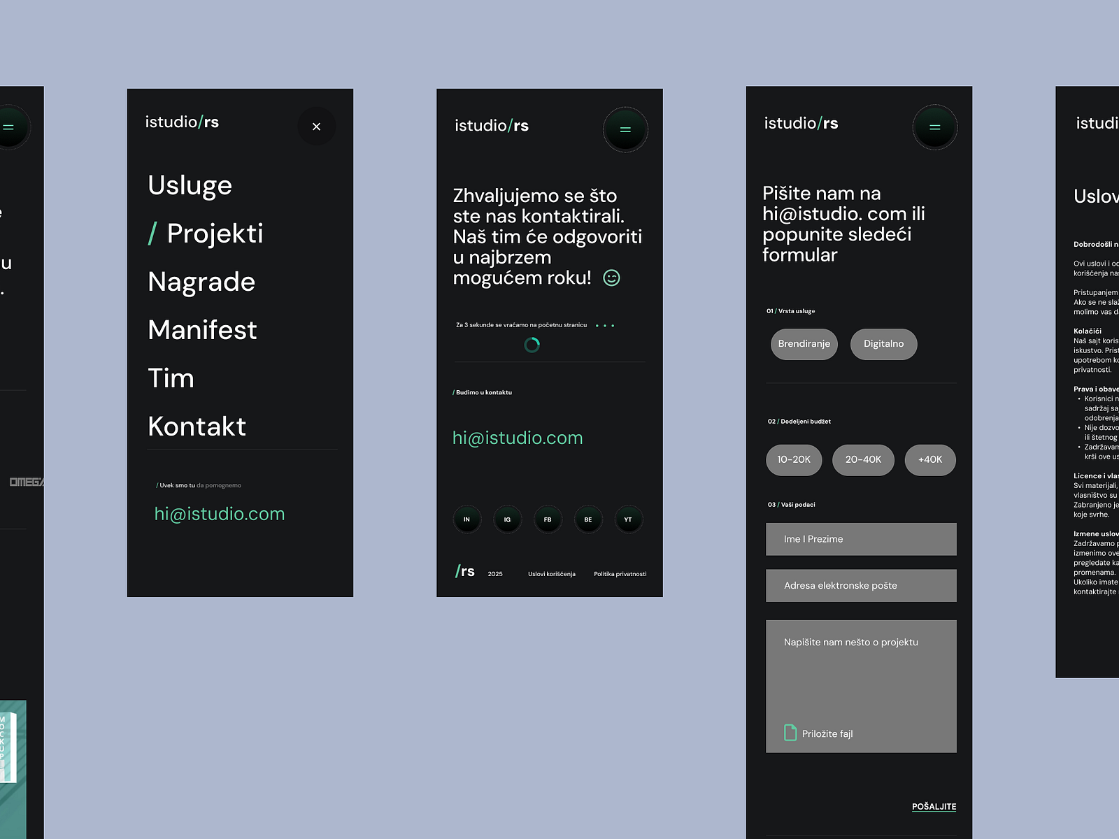 IT STUDIO APP DESIGN by TATJANA on Dribbble