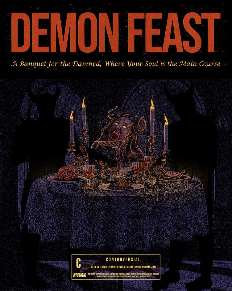 DEMON FEAST | Illustration by Zainaldi Ibrahim on Dribbble