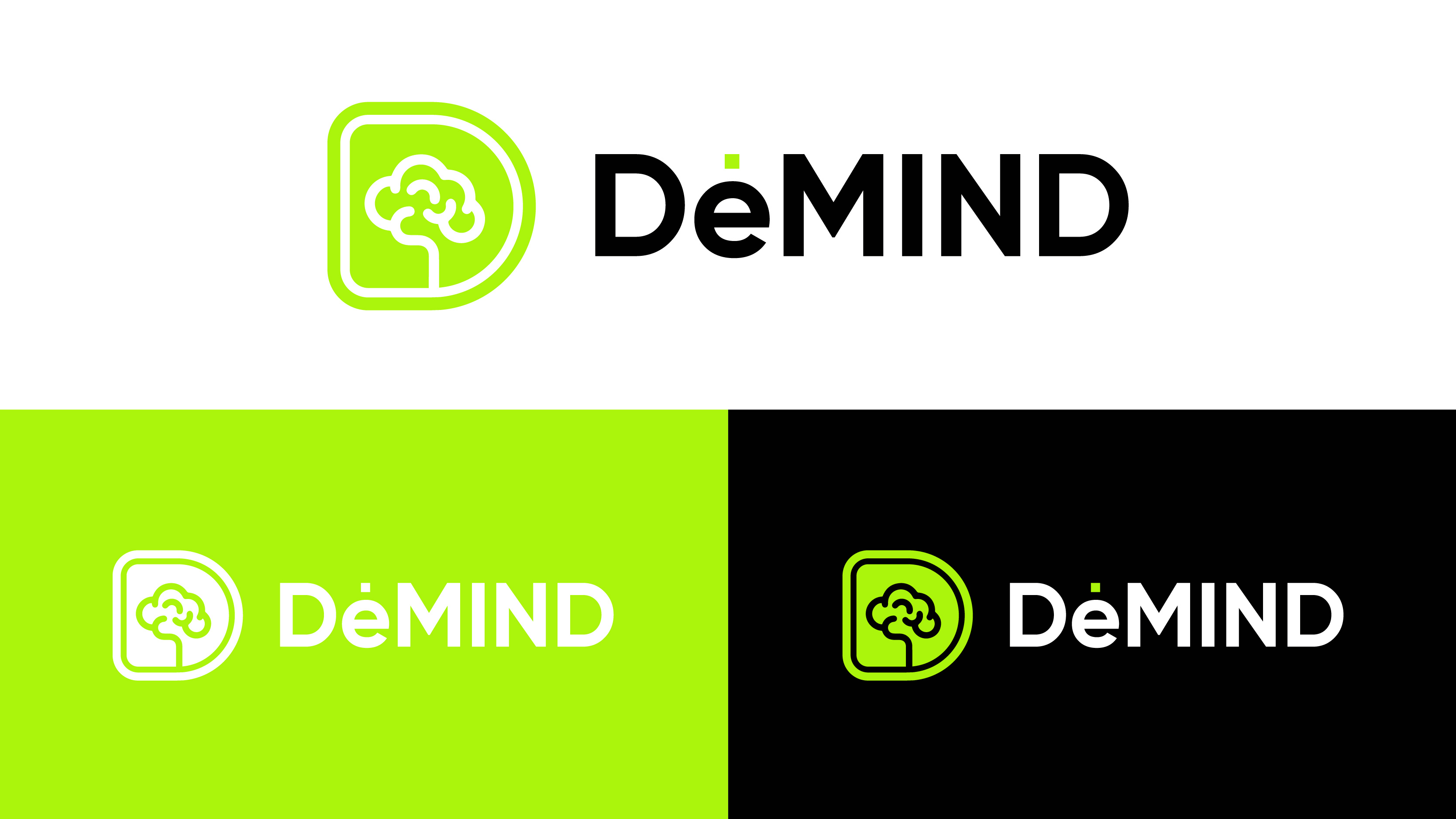 DeMind Logo Design for Tech Startup by Nazmul Hossan | Freelance Brand ...