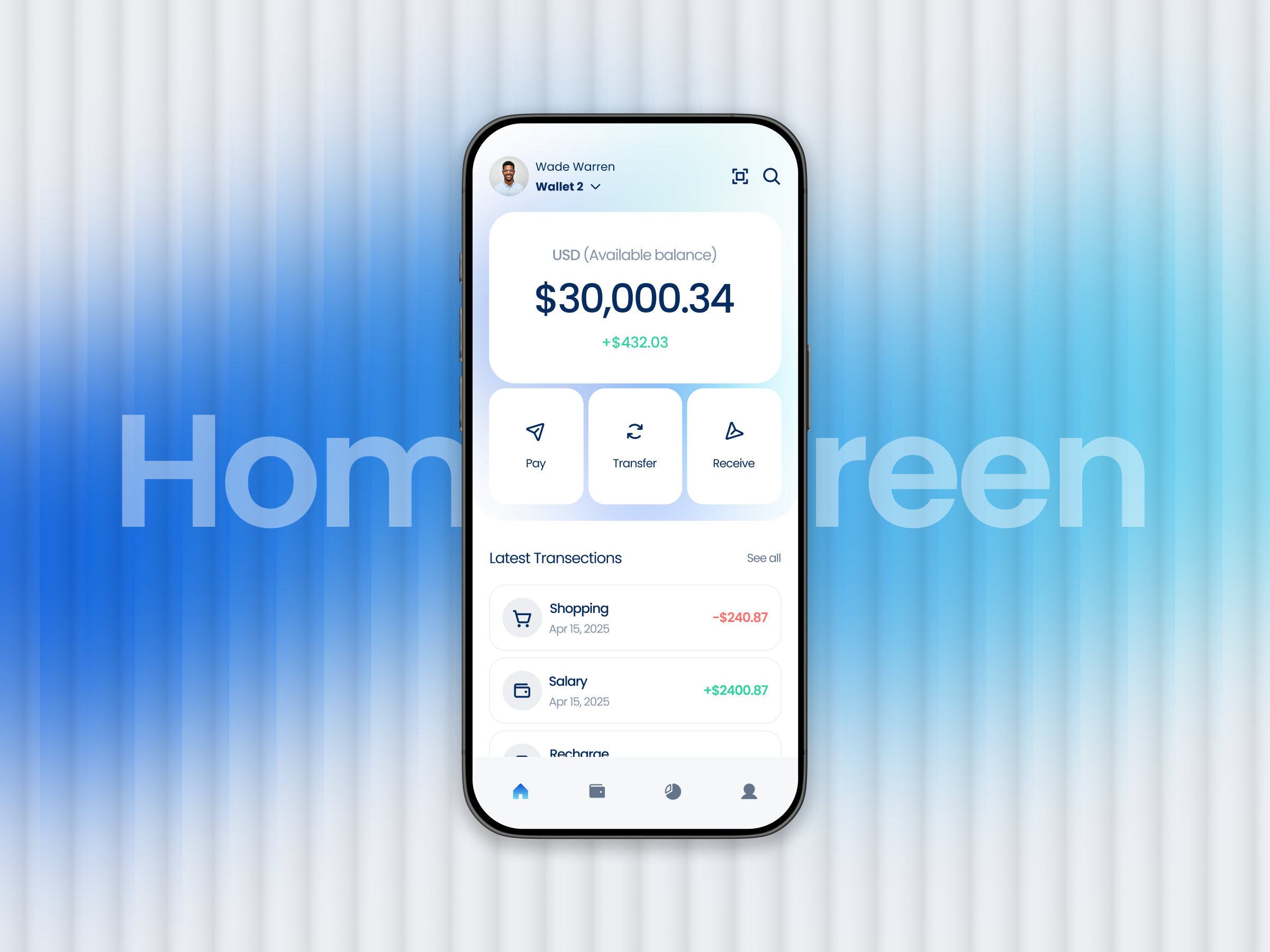Modern Banking App Design by Mostafizur Rahaman on Dribbble