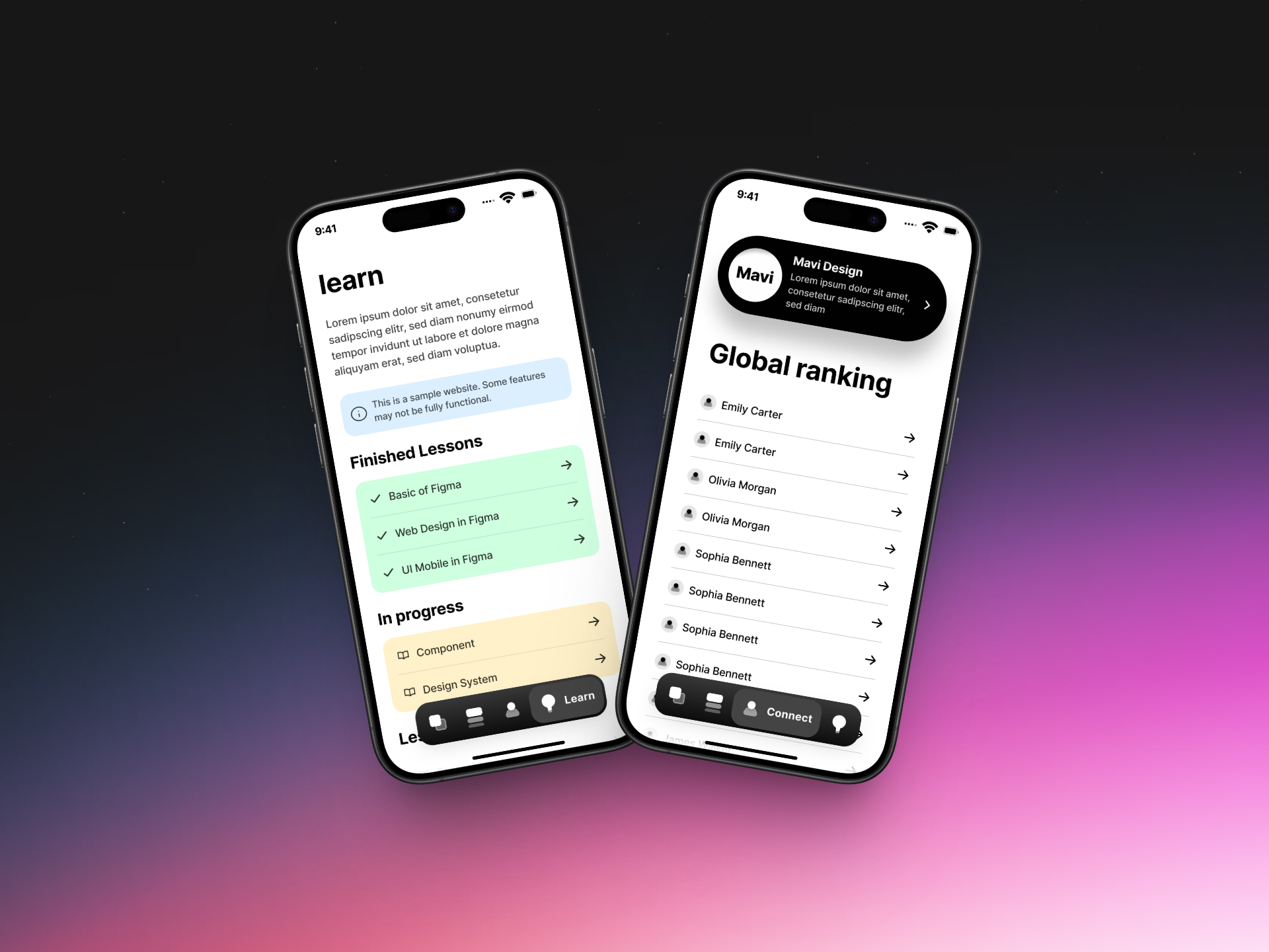 Mobile App UI — Design System + Screens + Prototypes by Farnaz ...