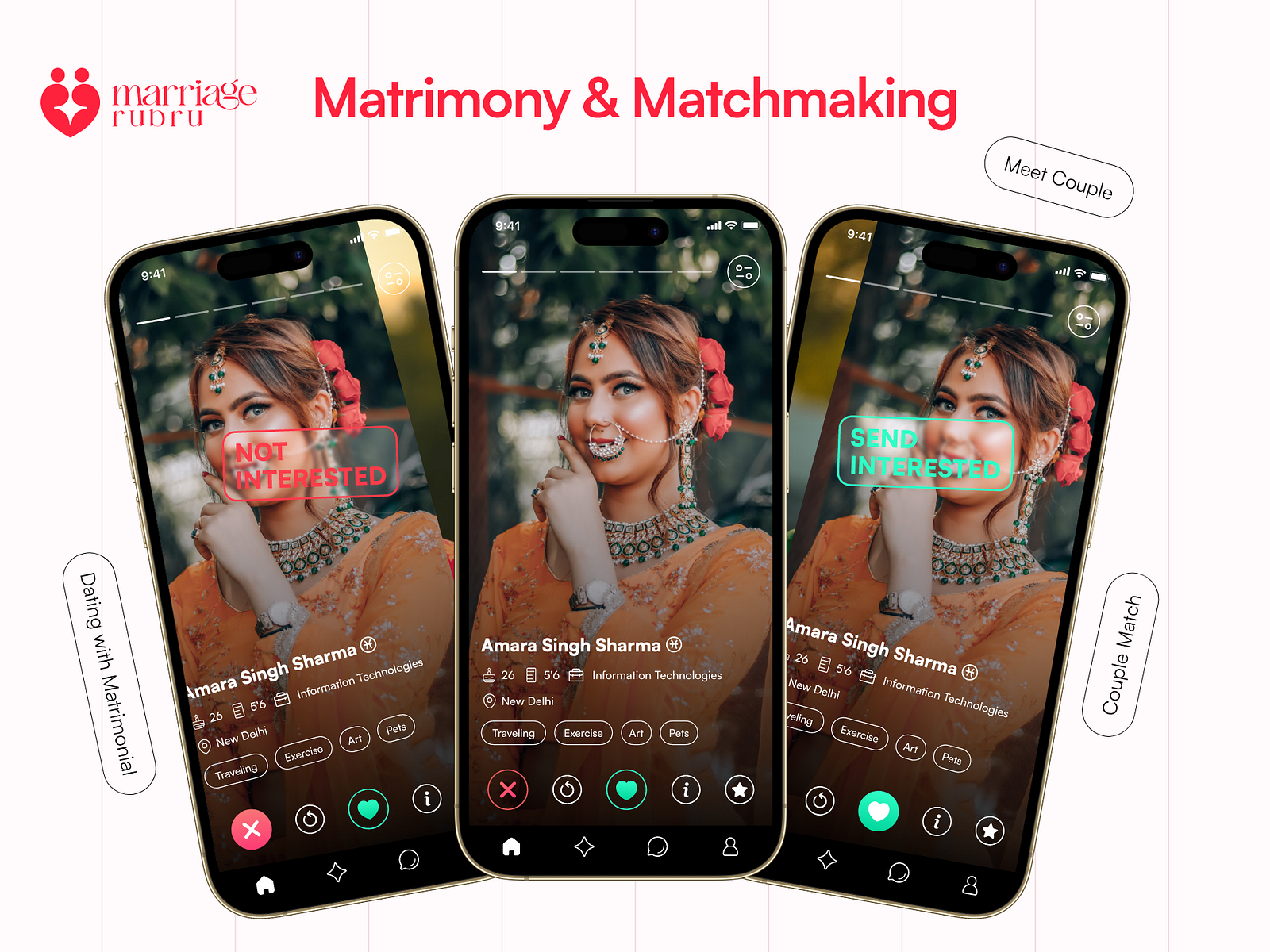 Marriage Rubru – Simplifying Matchmaking by Indra Kumar on Dribbble