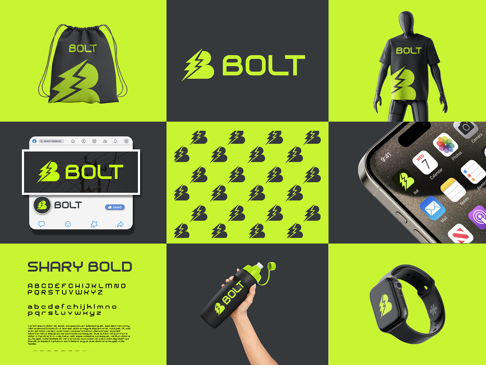 Bolt logo branding concept by Sanjoy Halder on Dribbble