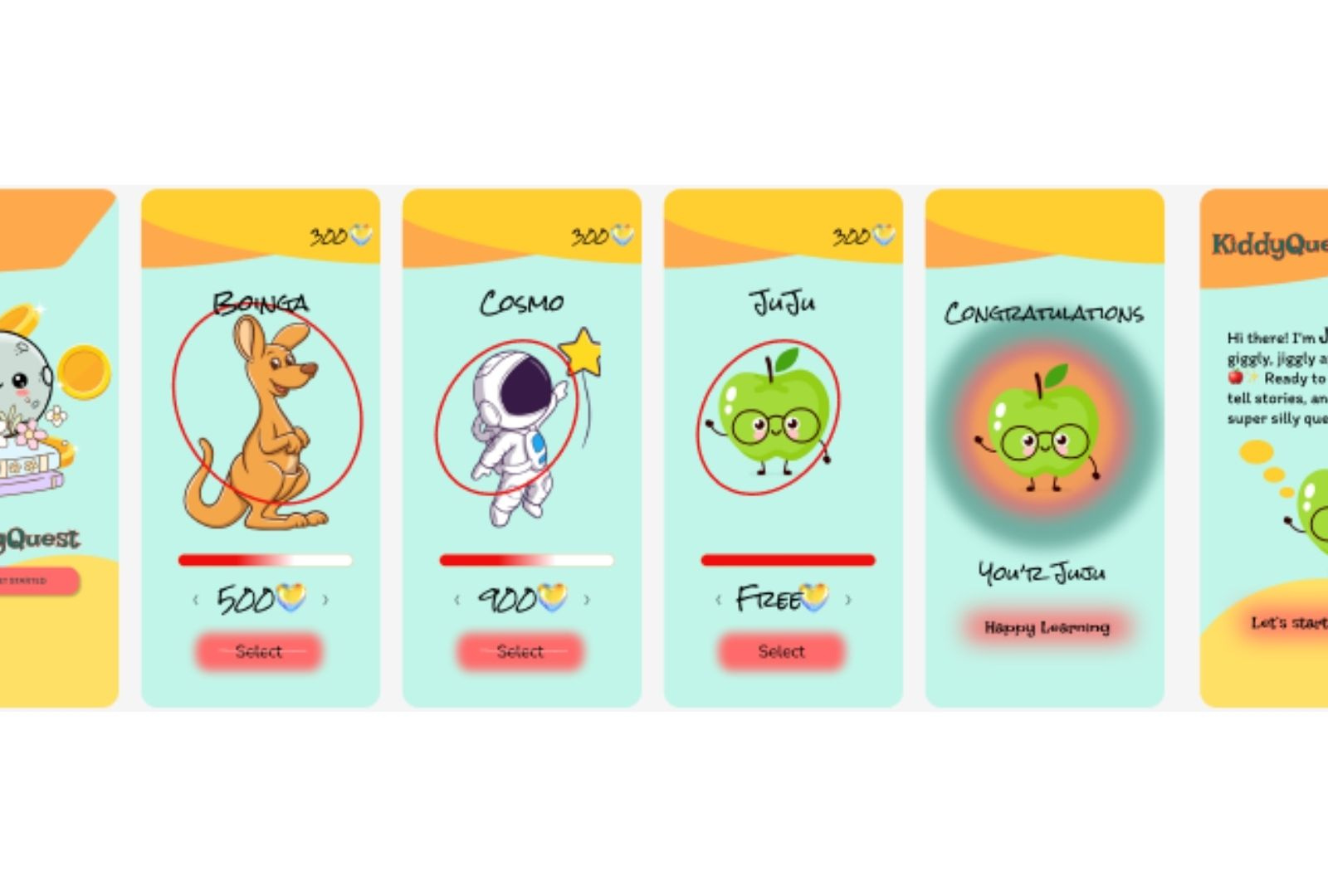 Kids App UI by Izzah Aslam on Dribbble