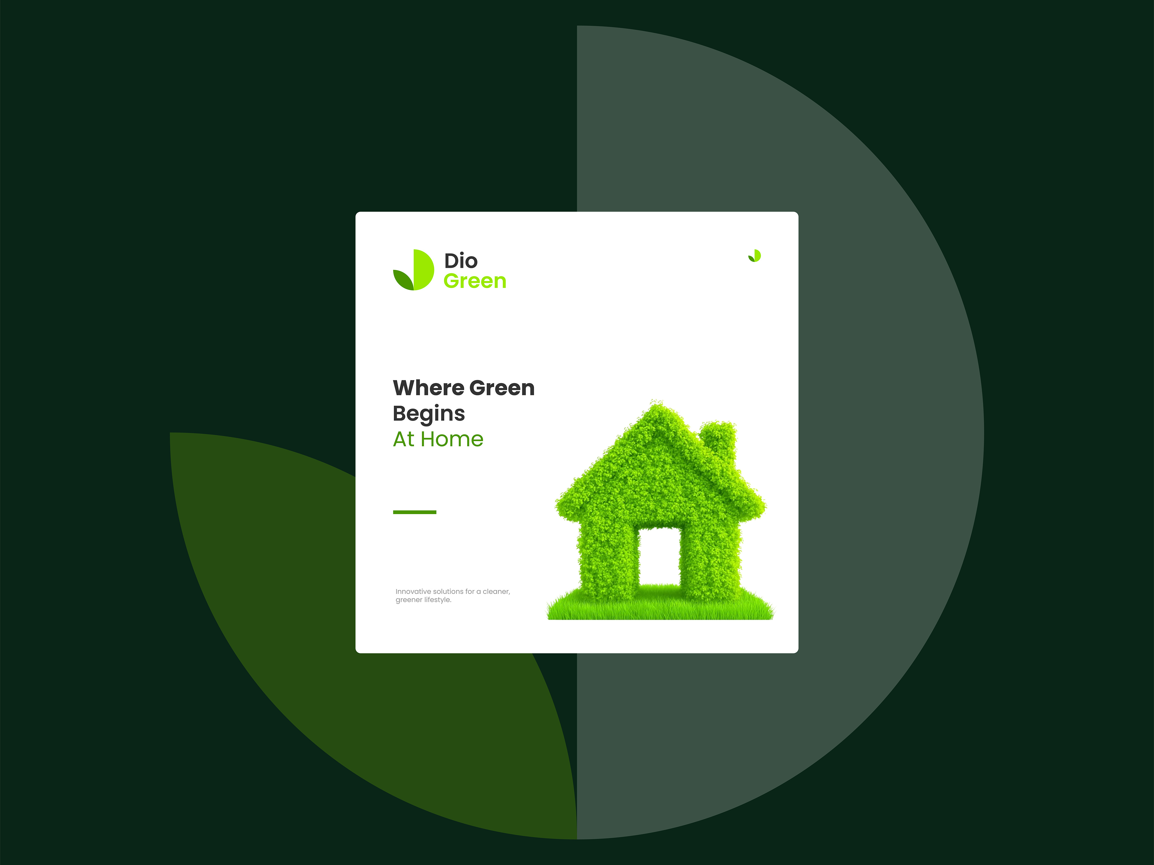 Banner design Of Dio Green, Social media banner by Imon Hossen on Dribbble