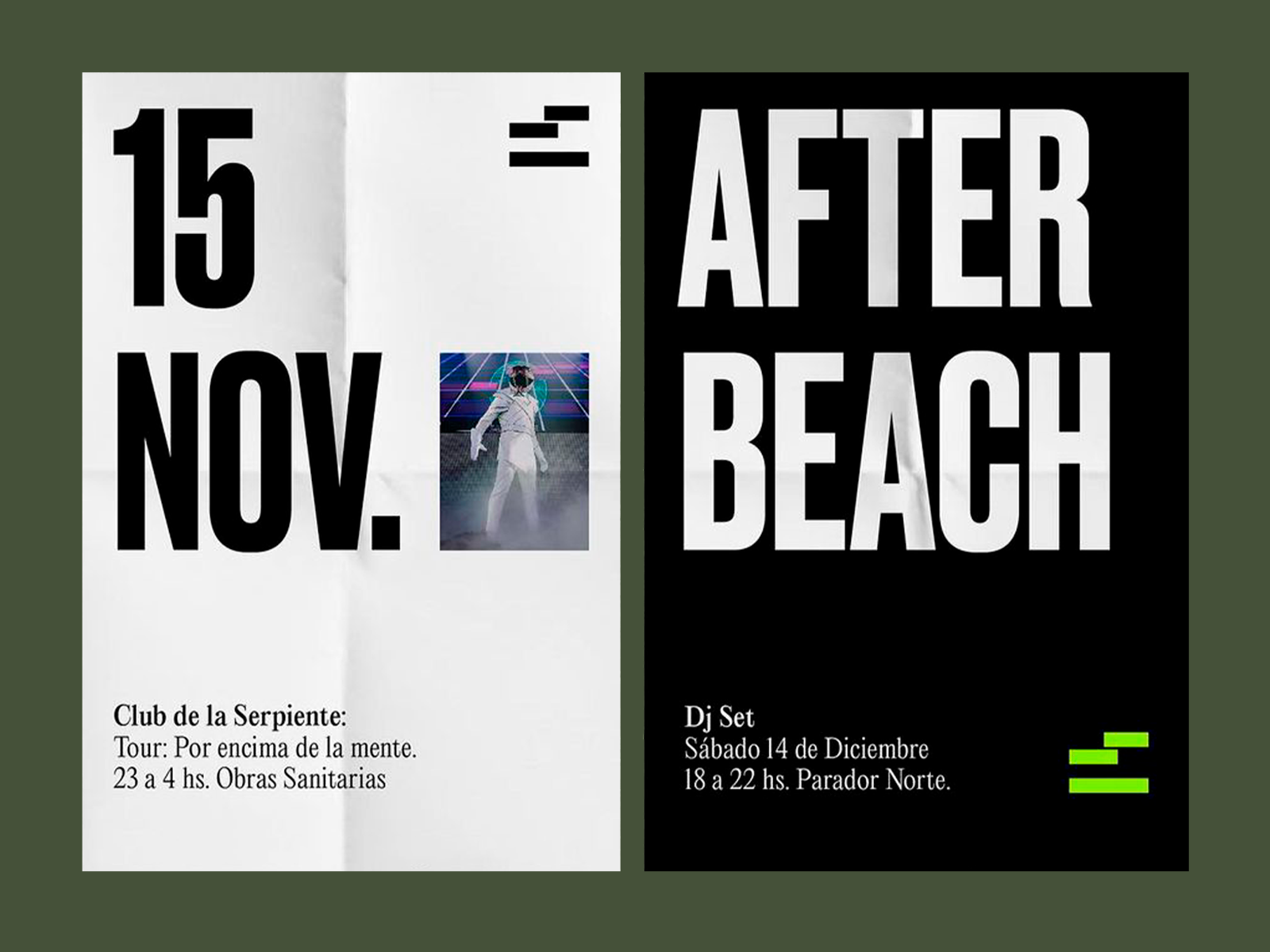 Modern Event Poster Design by Andrew on Dribbble